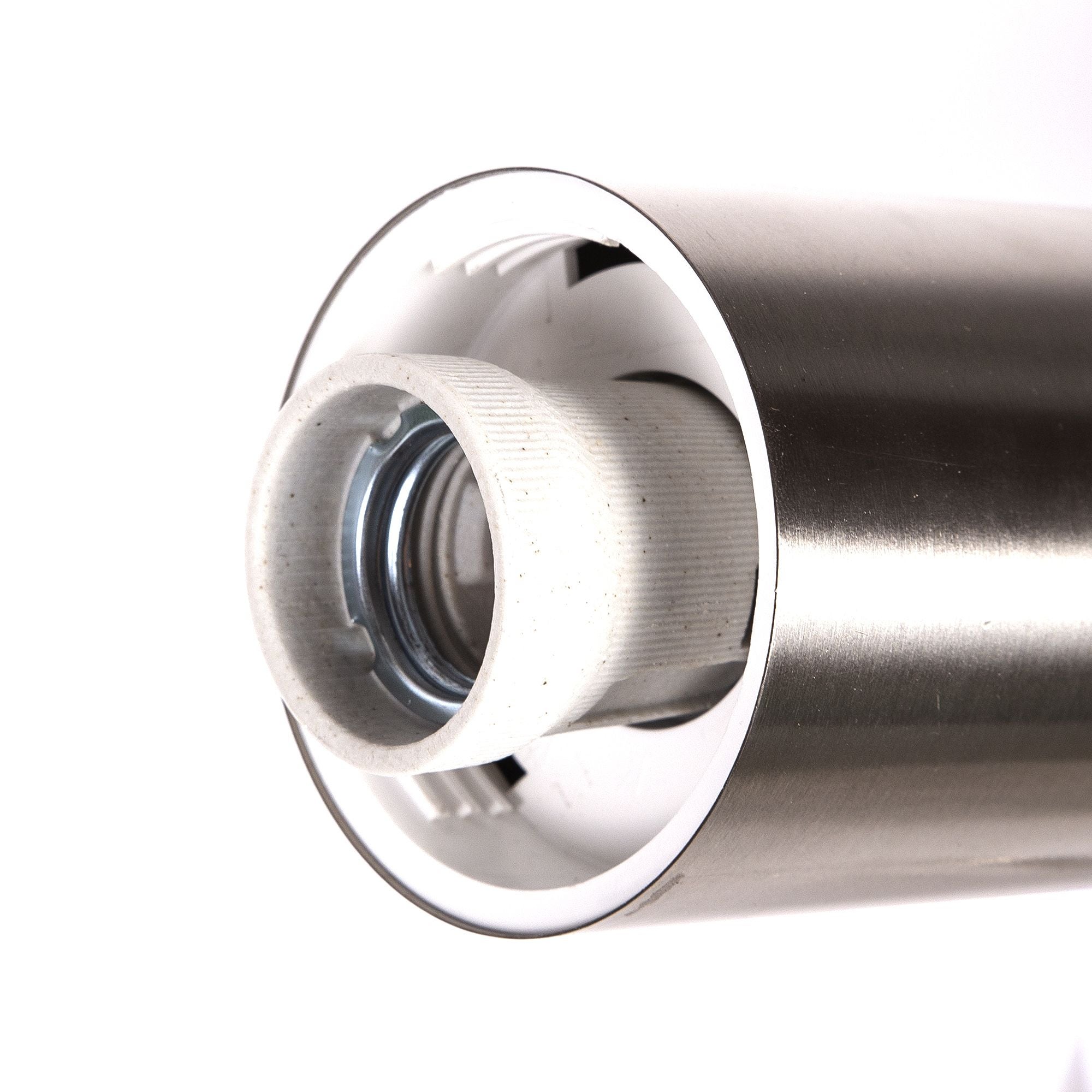 Aplica exterior Livia, 1 x E27, IP 44, argintiu, inox, 40 cm