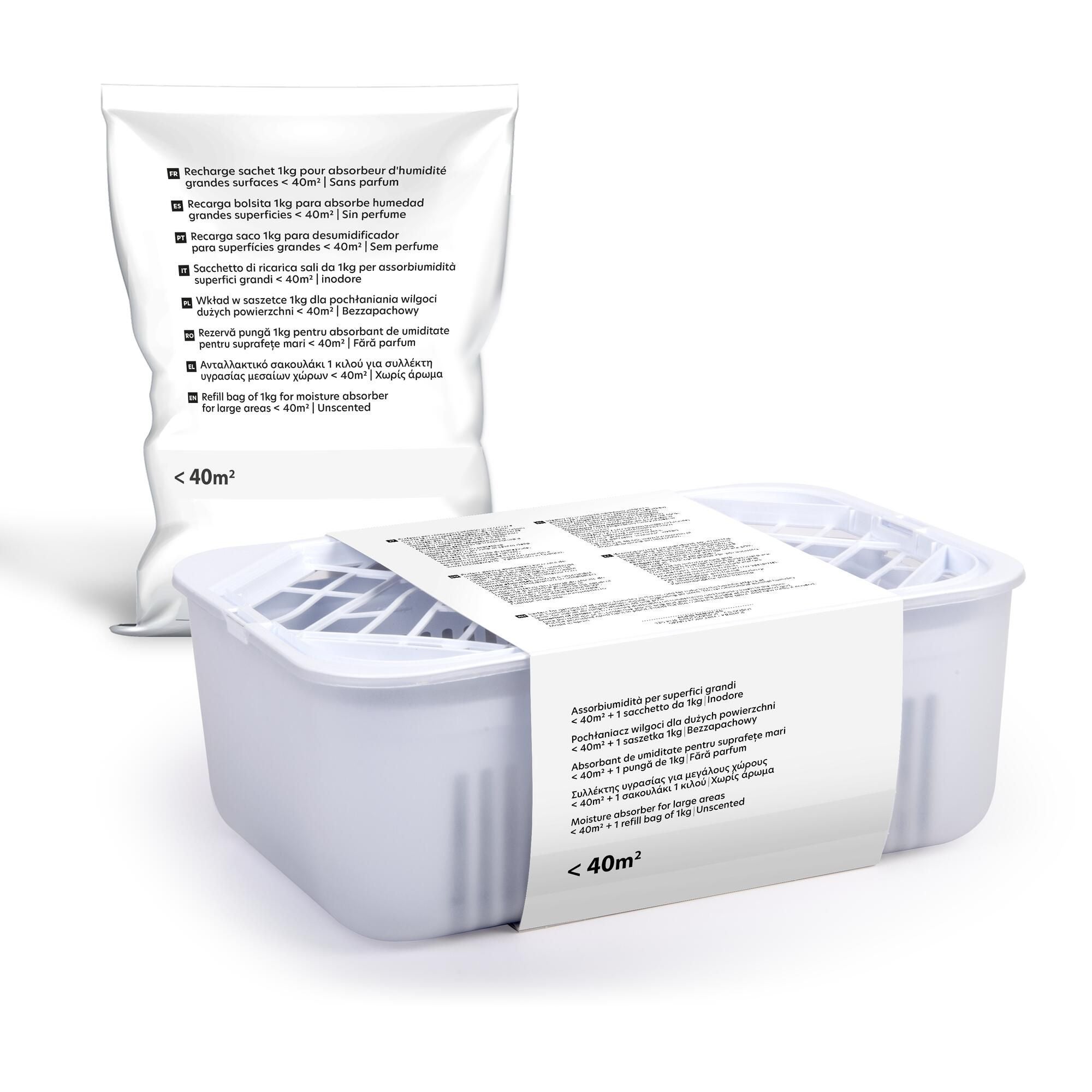 Absorbant umiditate pentru suprafete mari, parfum neutru, 1 kg