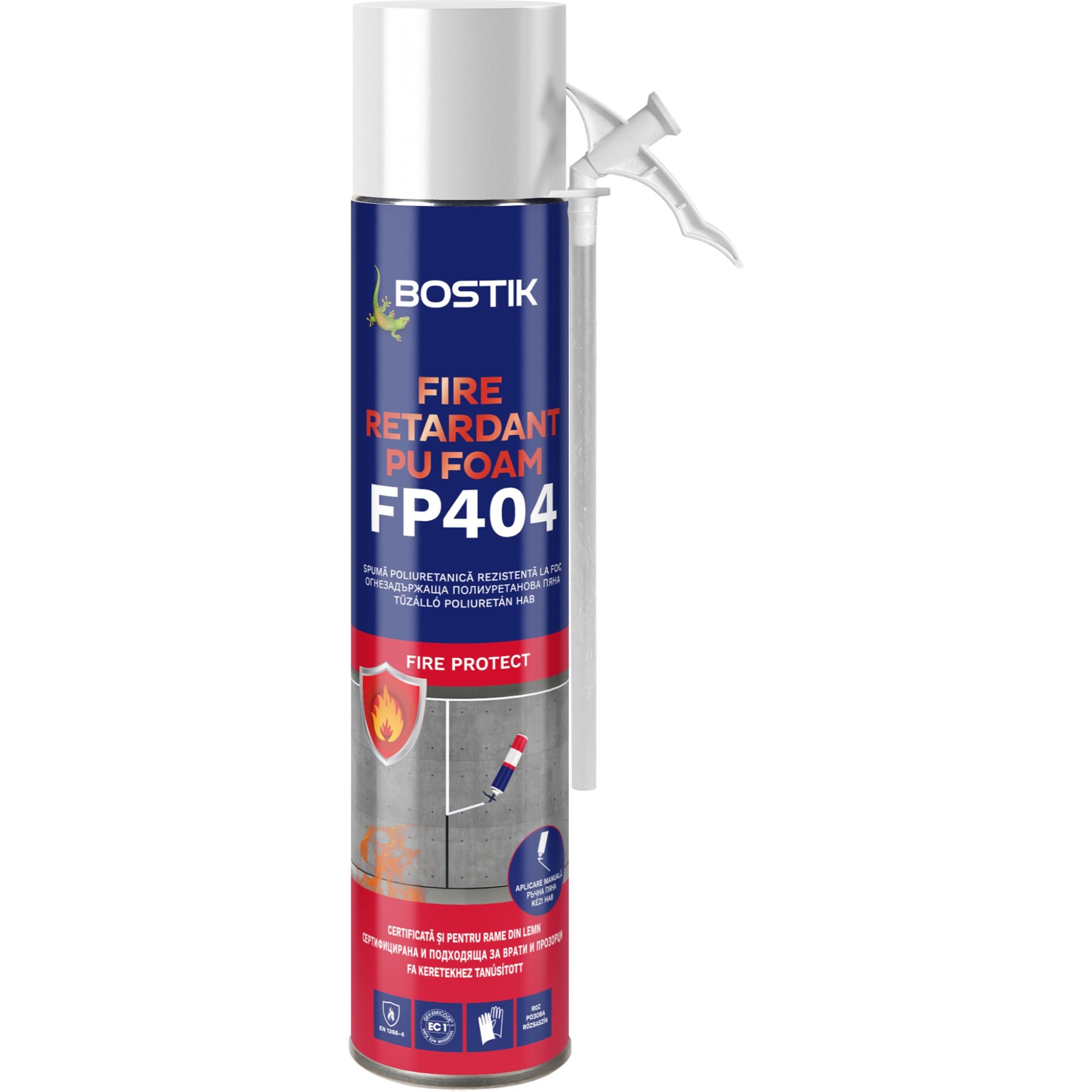 Spuma poliuretanica Bostik FP404, pentru protectie la foc, aplicare ...