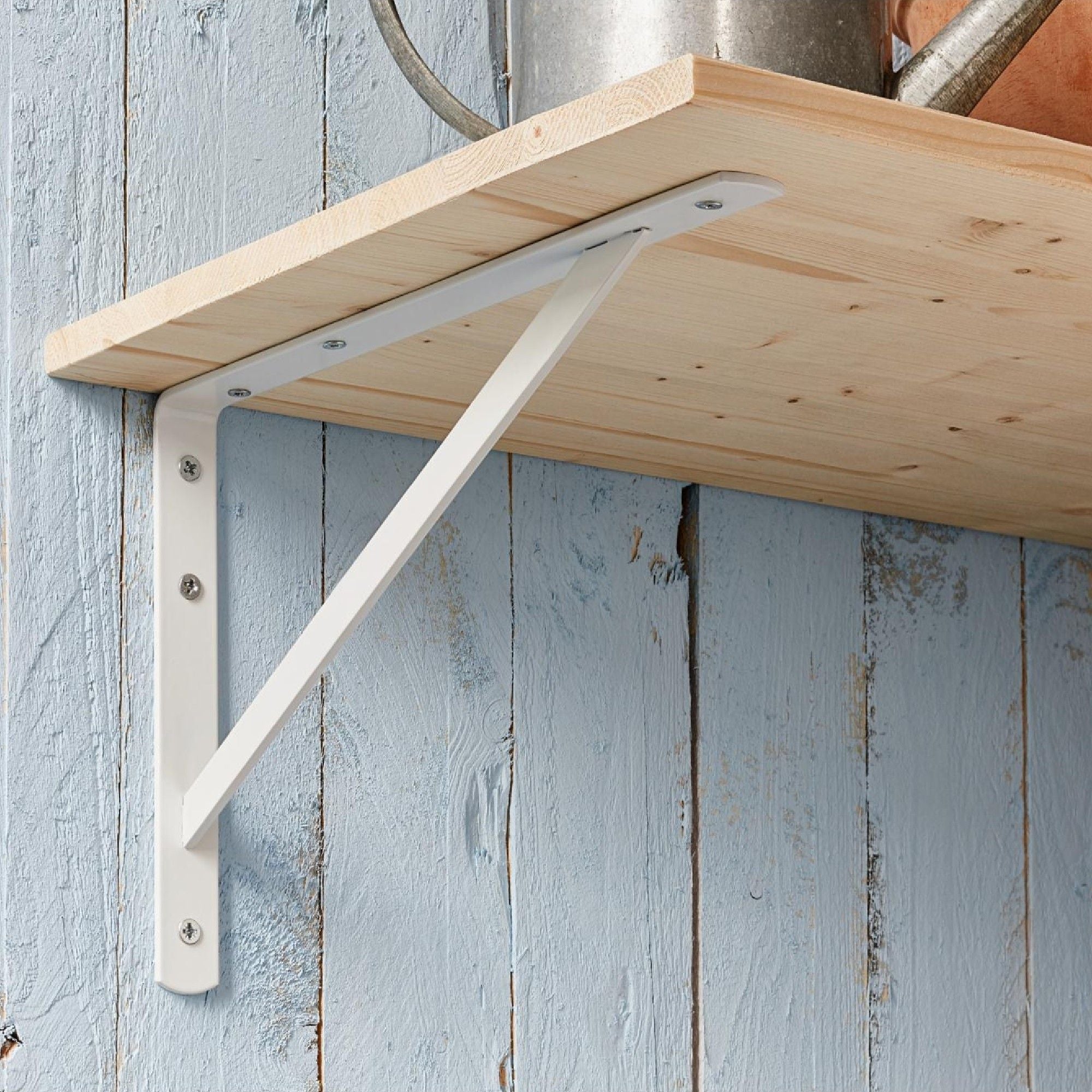 Consola raft HD - Heavy Duty, 395x255 mm, alb