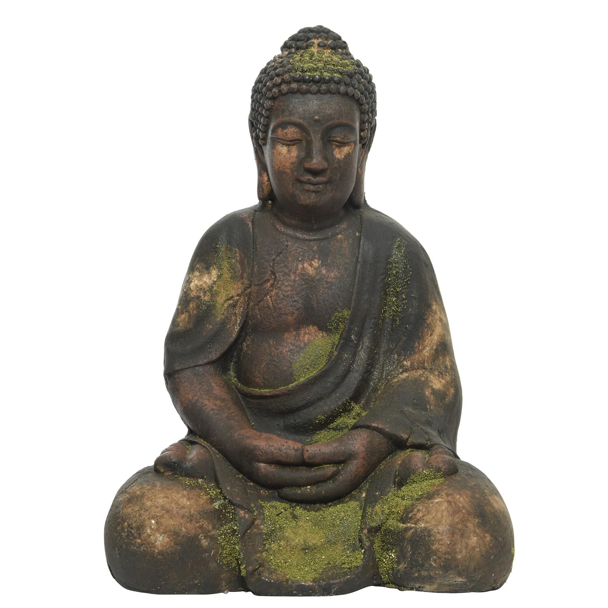 Statueta decorativa gradina, model Buddha, H 41 cm
