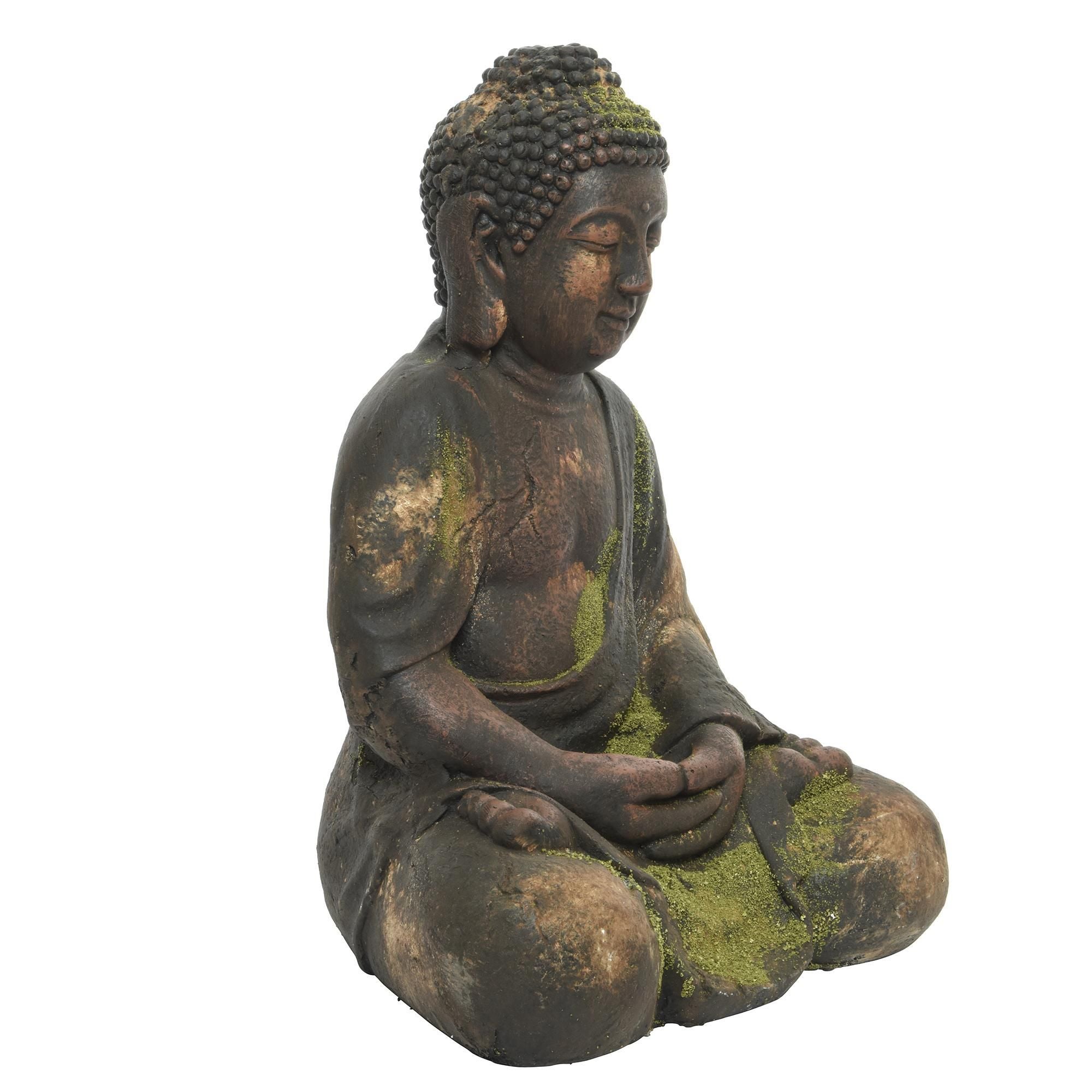 Statueta decorativa gradina, model Buddha, H 41 cm