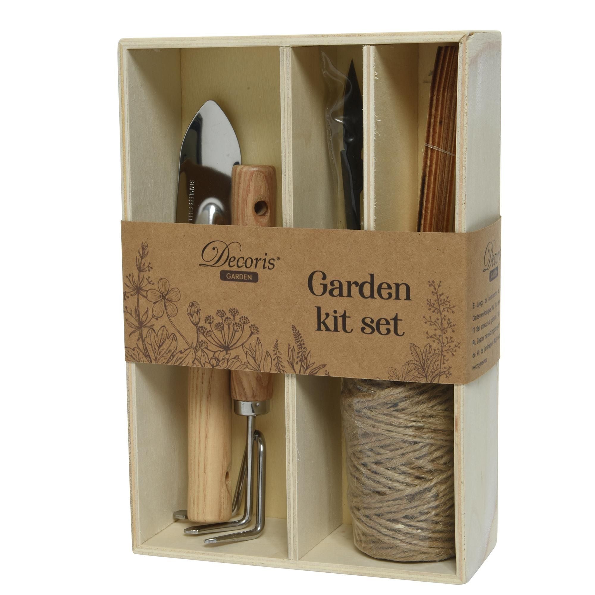 Set unelte gradina, din otel inoxidabil