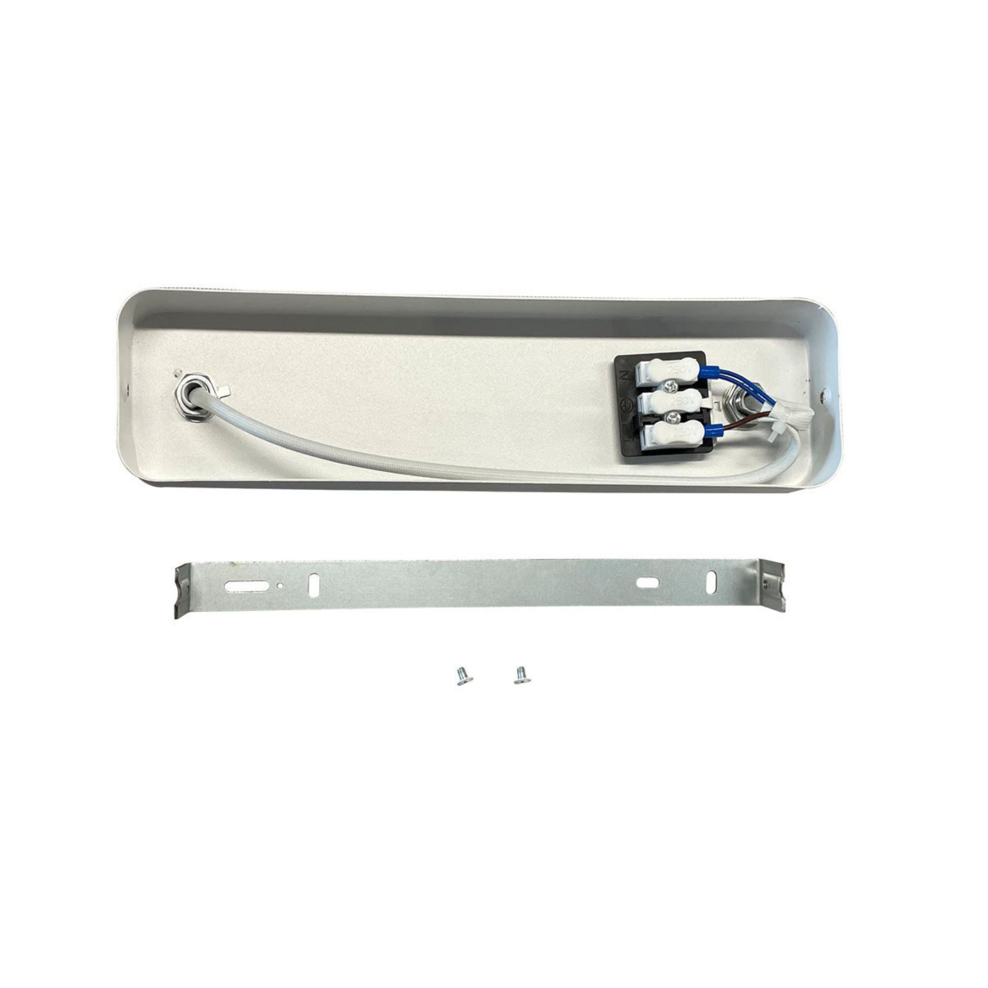 Spot pe bara Anillo, 2 x GU10, 50 W, alb