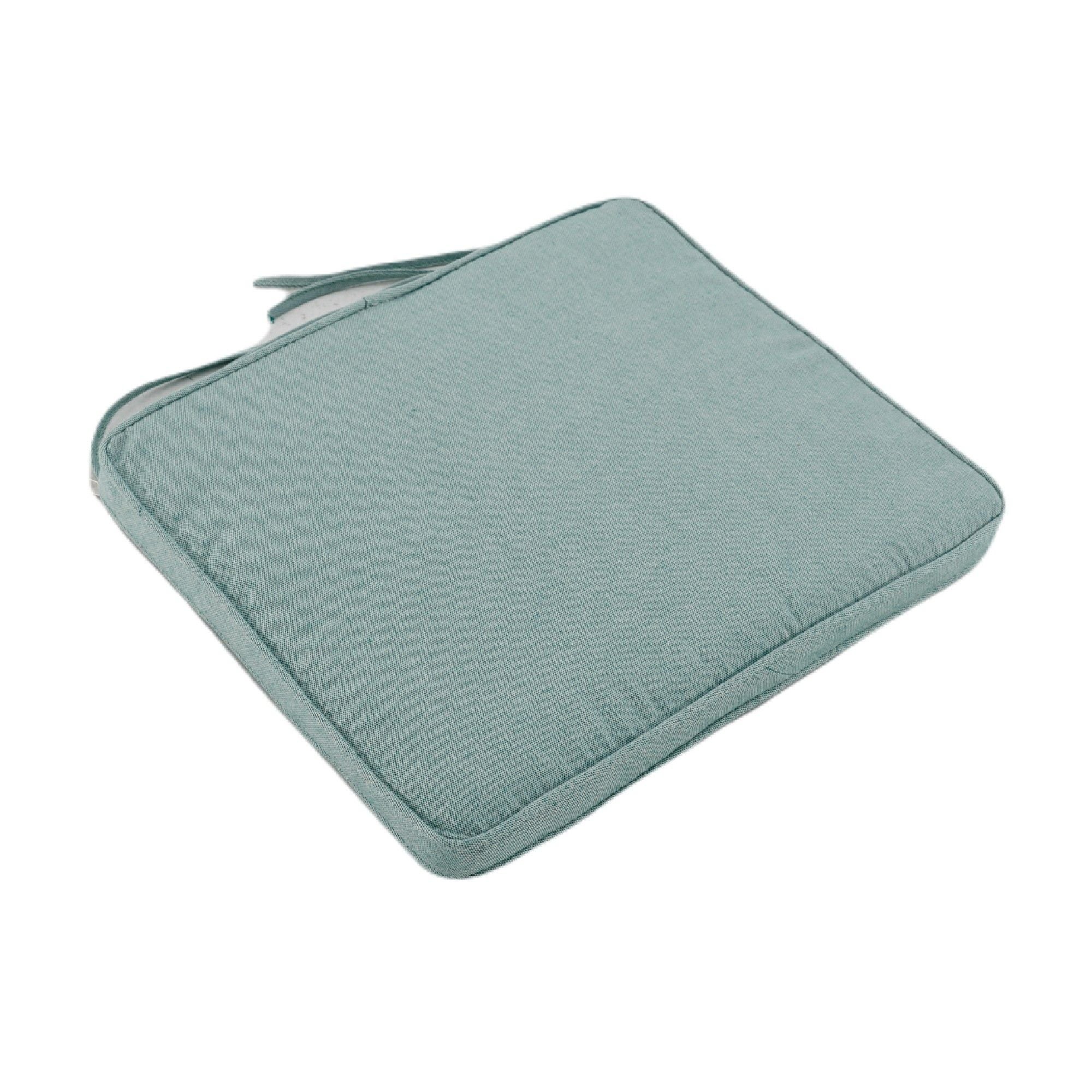 Perna scaun Naterial Reseat, cu doua fete, poliester, 39 x 44 cm, verde
