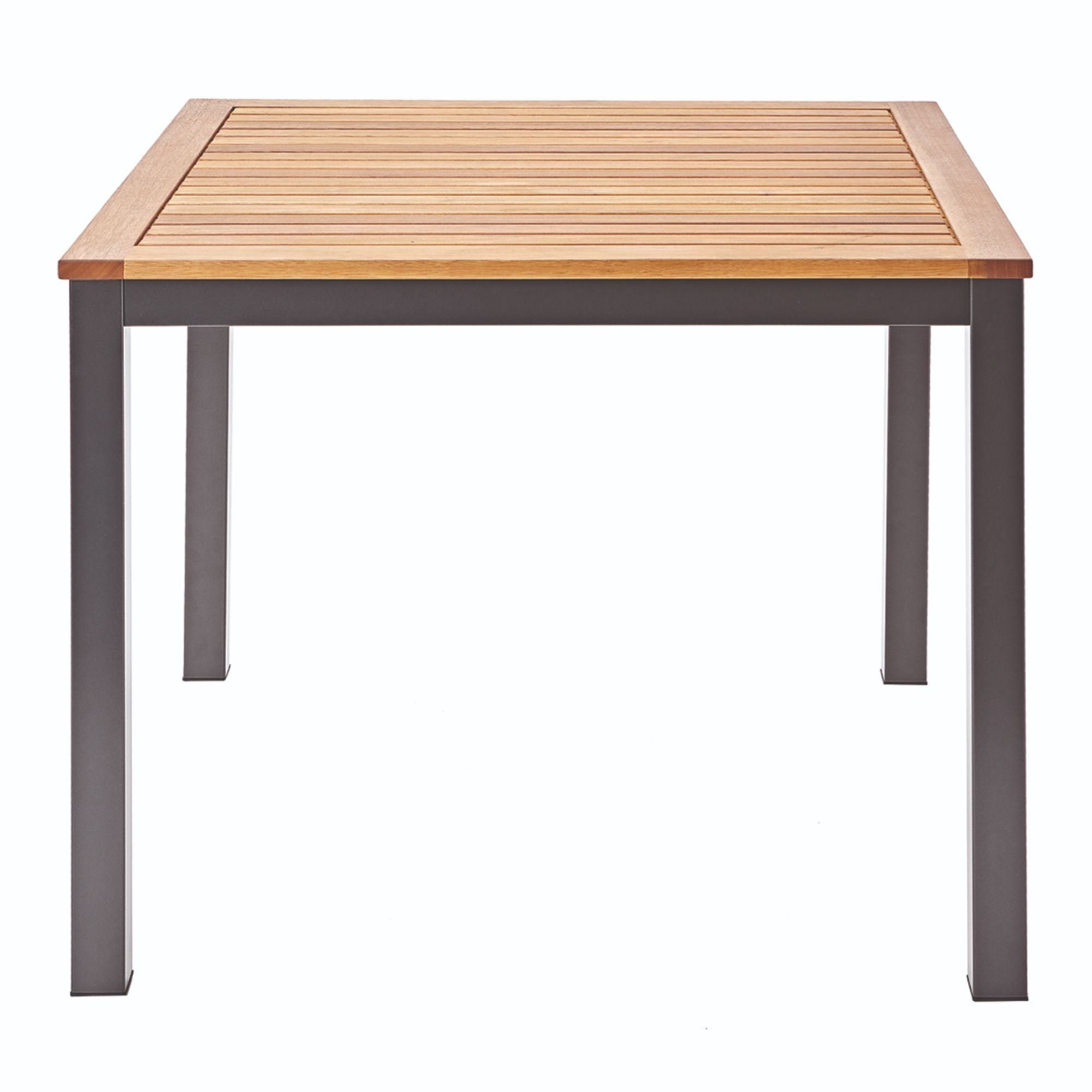 Masa gradina Naterial Oris, pentru 4 persoane, lemn/aluminiu, 89 x 89 x ...