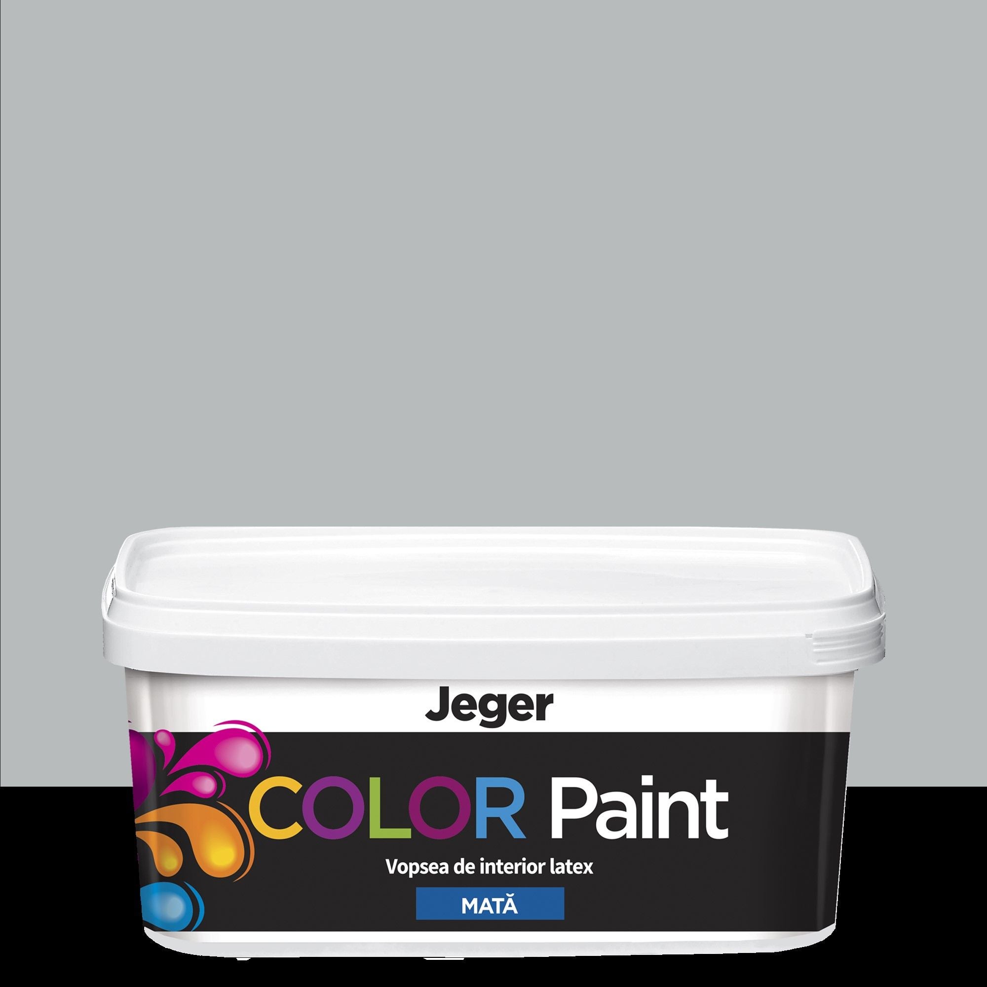 Vopsea lavabila colorata Jeger, 1 L, P0525, aspect mat
