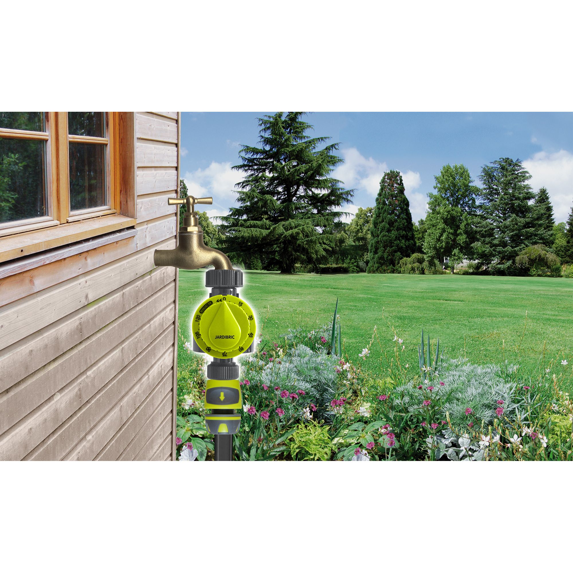 Programator irigatii Jardibric, 1 zona, 3/4", maxim 4 bar, actionat mecanic
