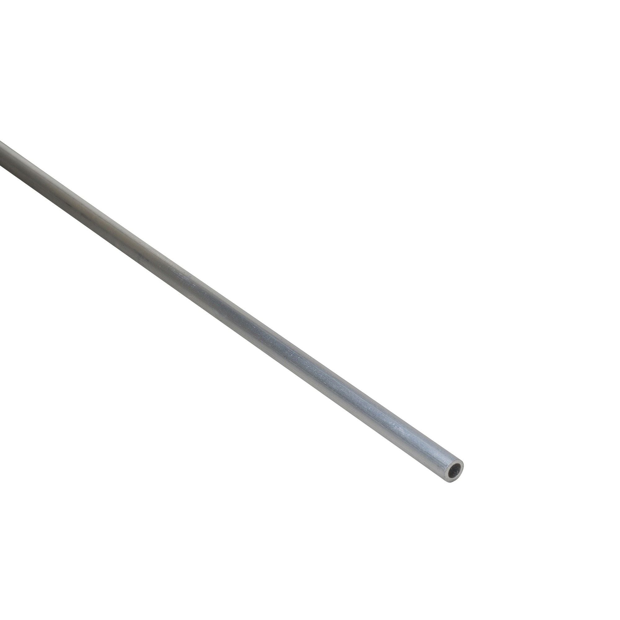 Teava rotunda aluminiu brut, 6 X 1 mm, L = 1 m