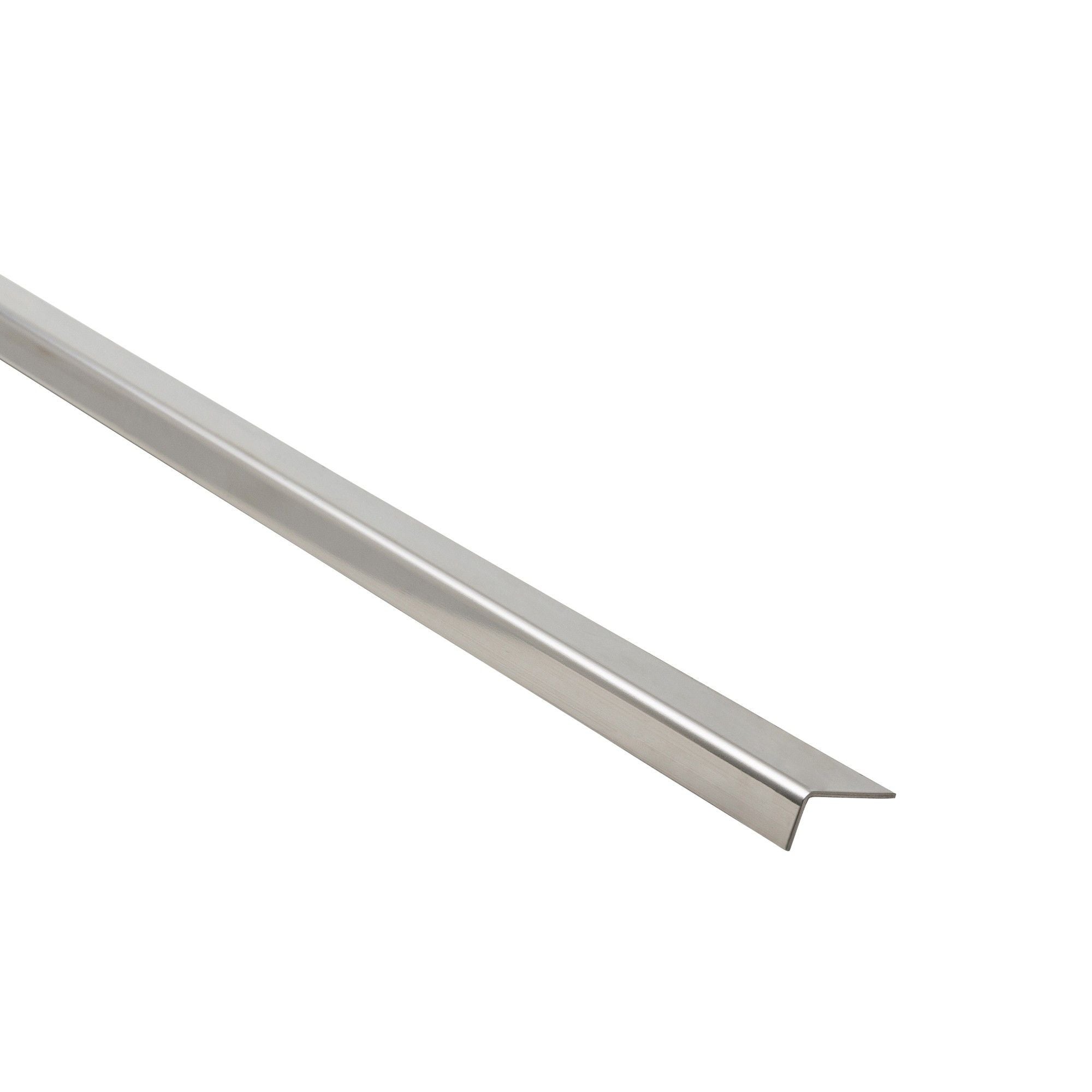 Cornier otel inoxidabil, 20 X 10 X 1 mm, L = 1 m, lucios