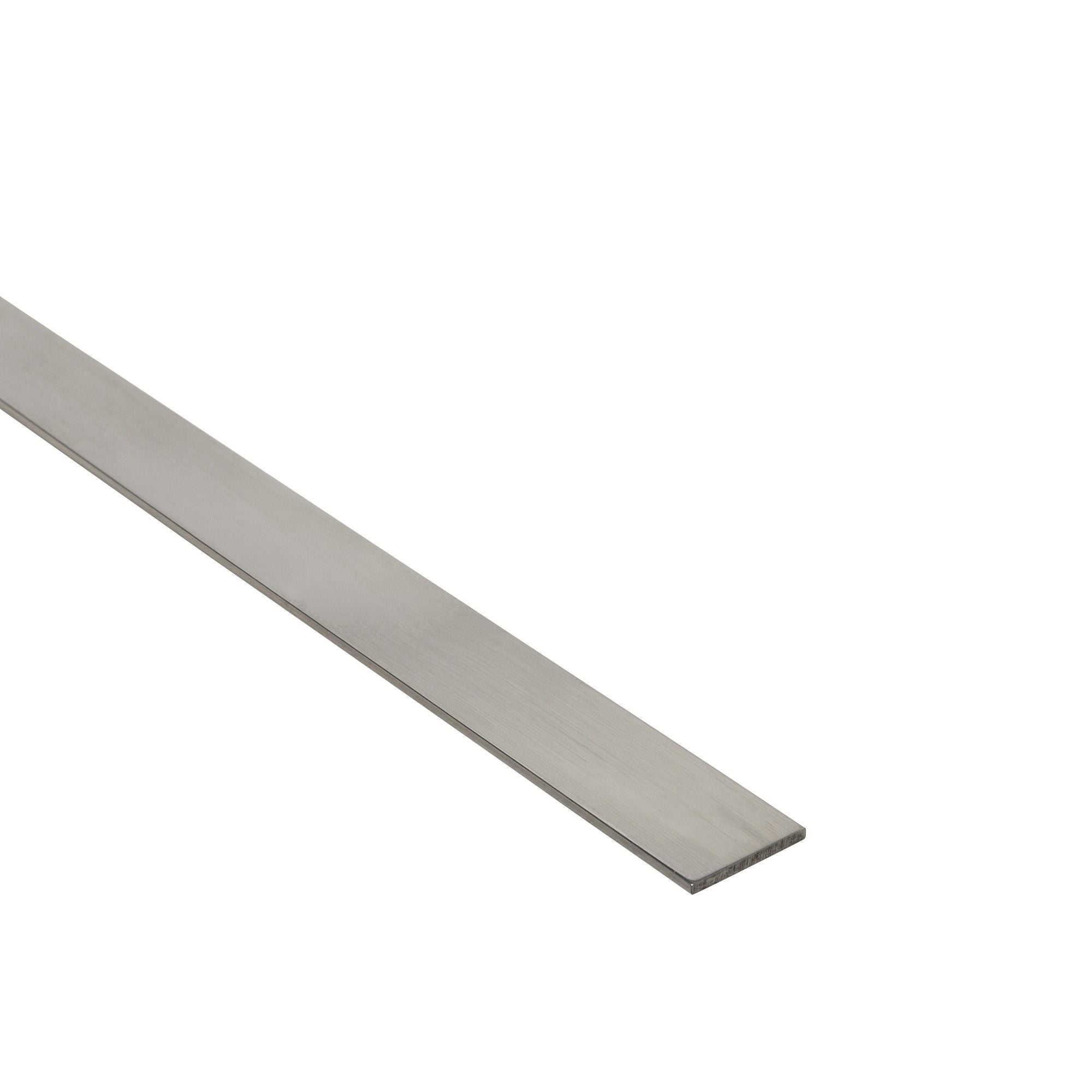 Platbanda otel inoxidabil lucios, 20 x 2 mm, L = 1 m