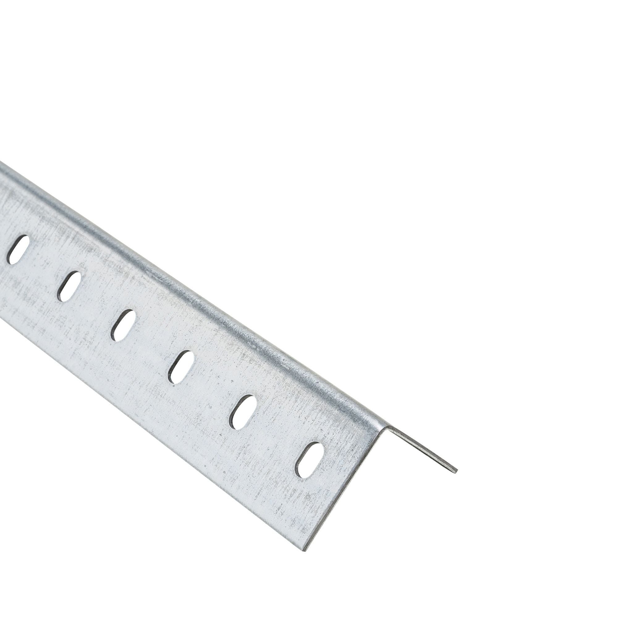 Cornier otel la rece galvanizat, perforat, 35 X 35 X 1.5 mm, L = 1 m