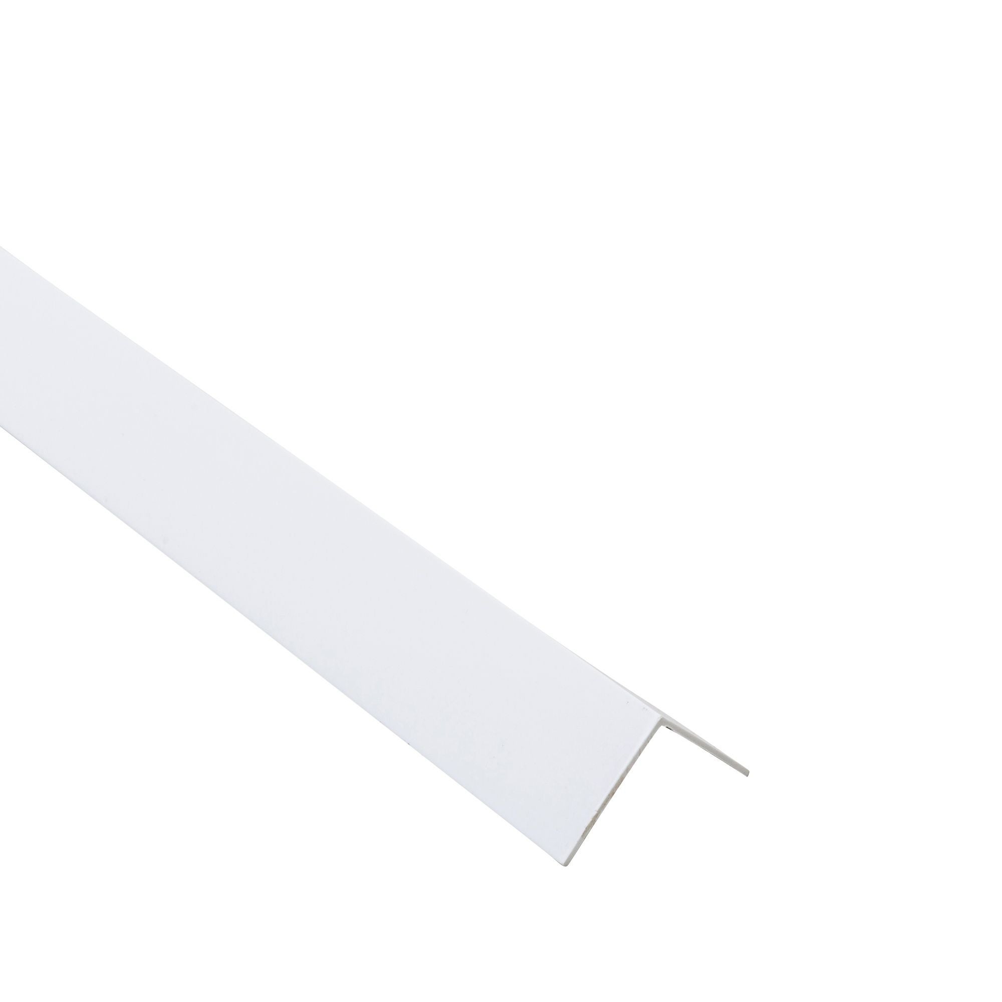 Cornier PVC, 25 X 25 X 1 mm, L = 1 m, alb mat