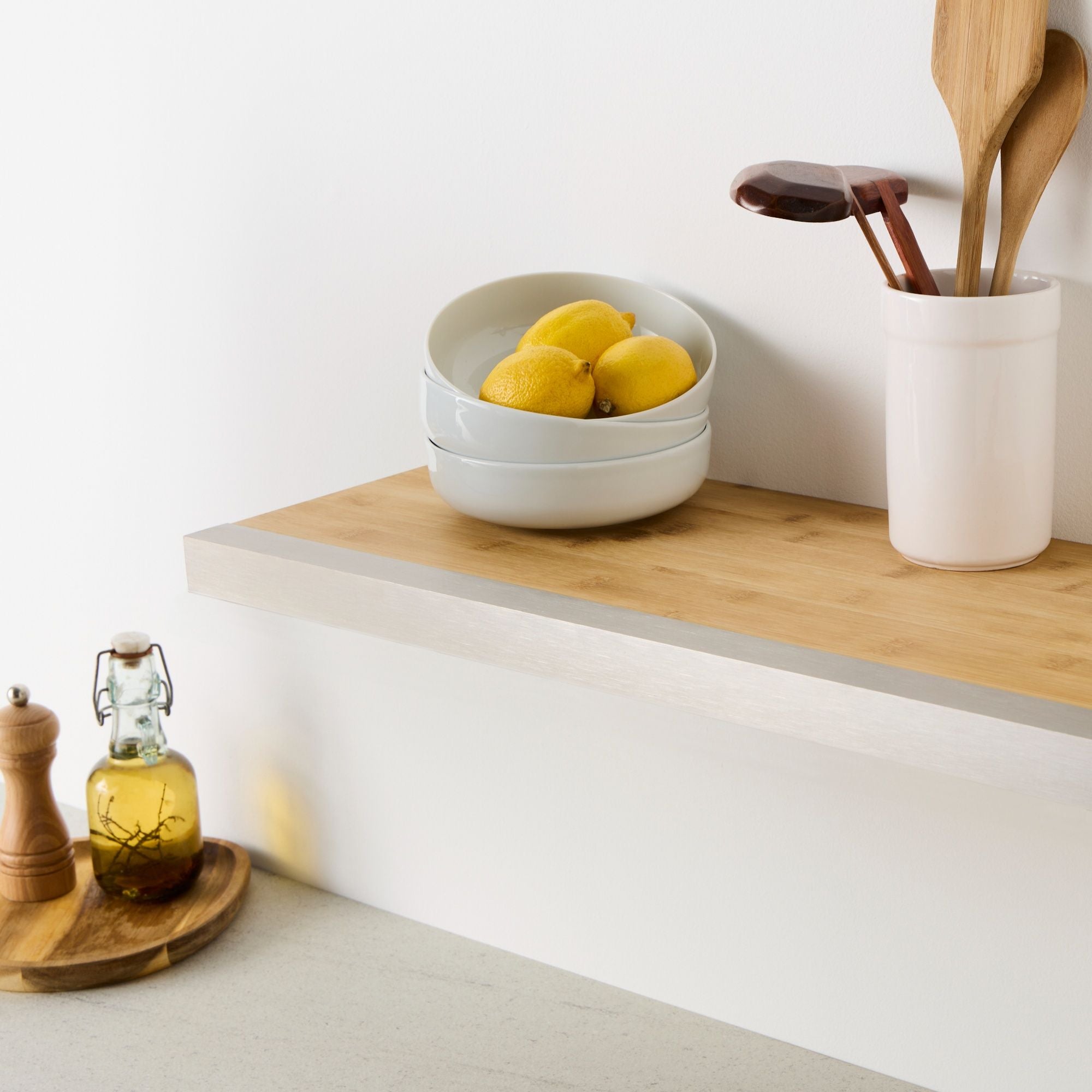 Cornier aluminiu periat anodizat, 30 X 30 X 1 mm, L = 1 m, nichel