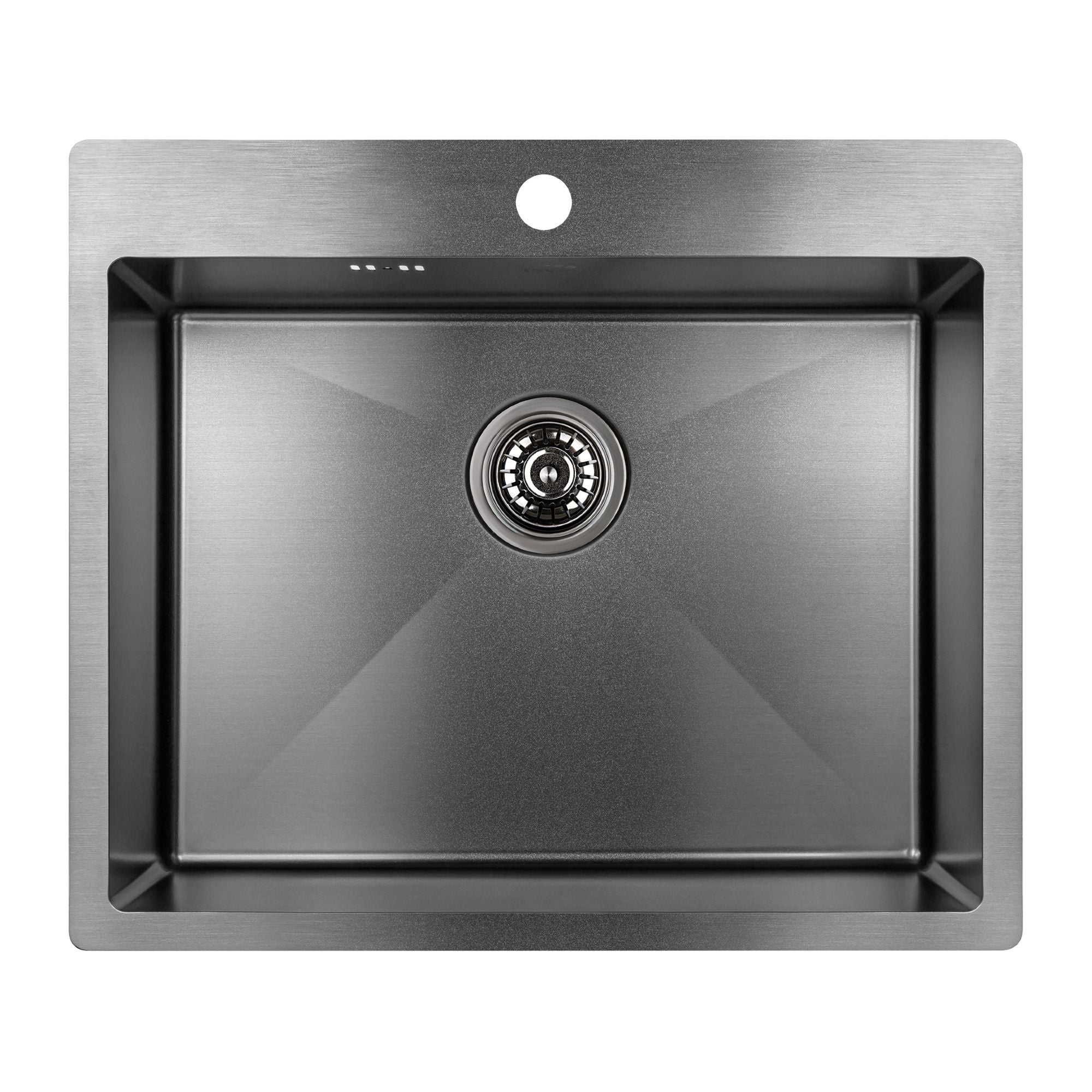 Chiuveta bucatarie Marmara din inox, 59 x 51 cm, adancime cuva 19 cm ...