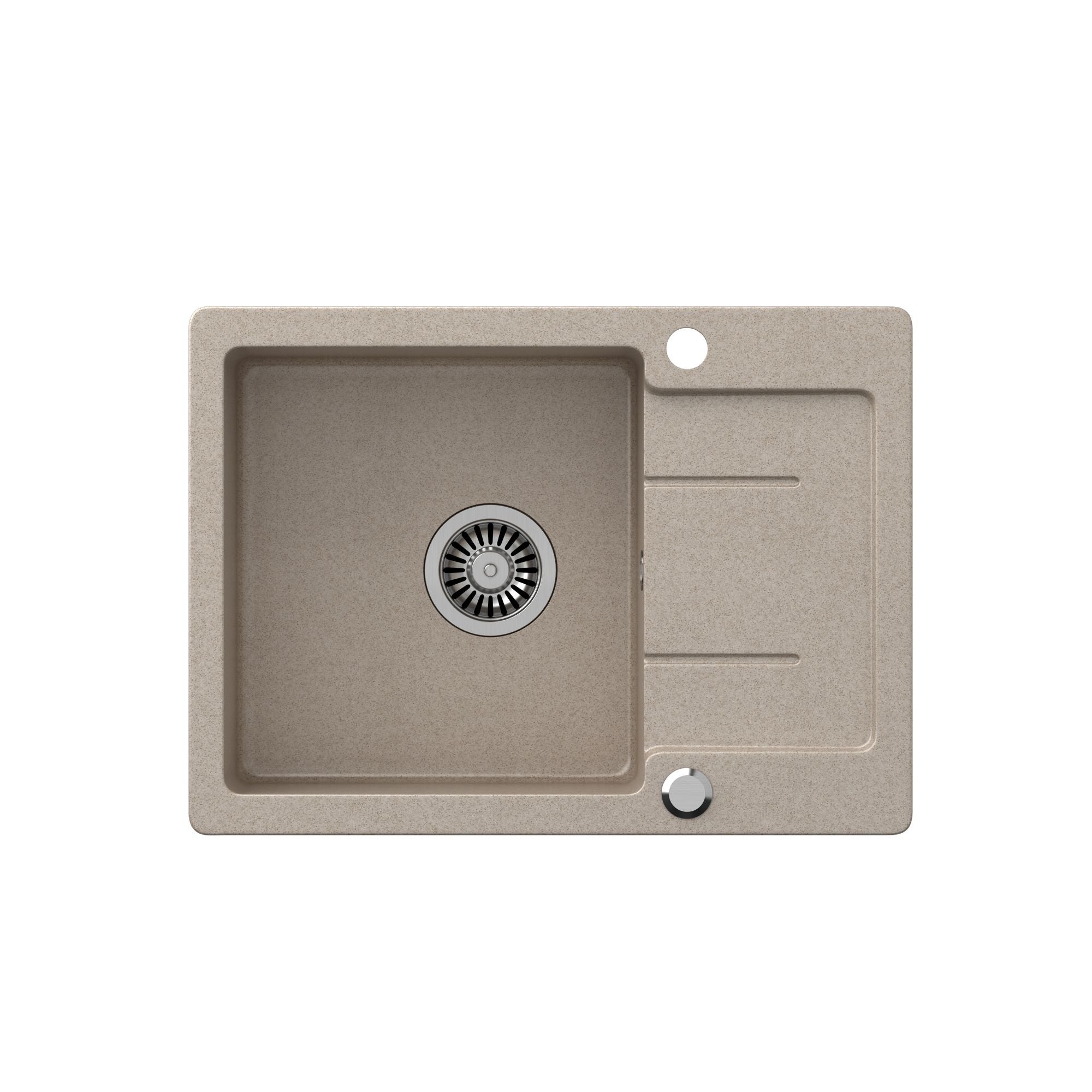 Chiuveta bucatarie RAPID din compozit, 60 x 44 cm, adancime cuva 17 cm ...