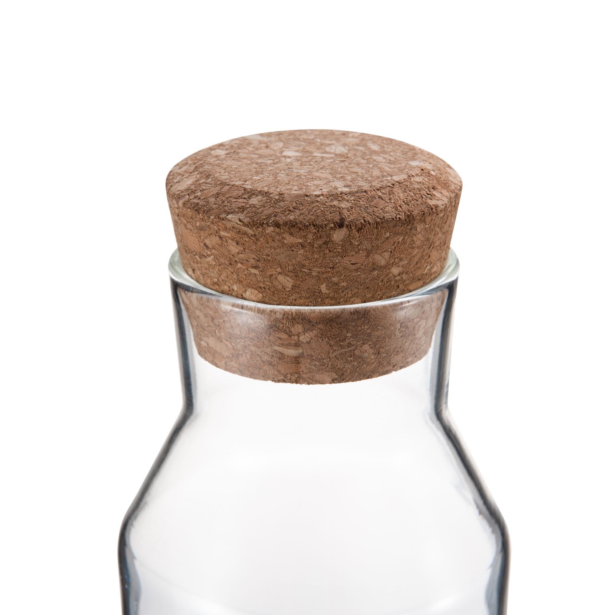 Sticla cu dop de pluta, Delinia, Ø 8.9 x H 27.5 cm, 1 L, transparent