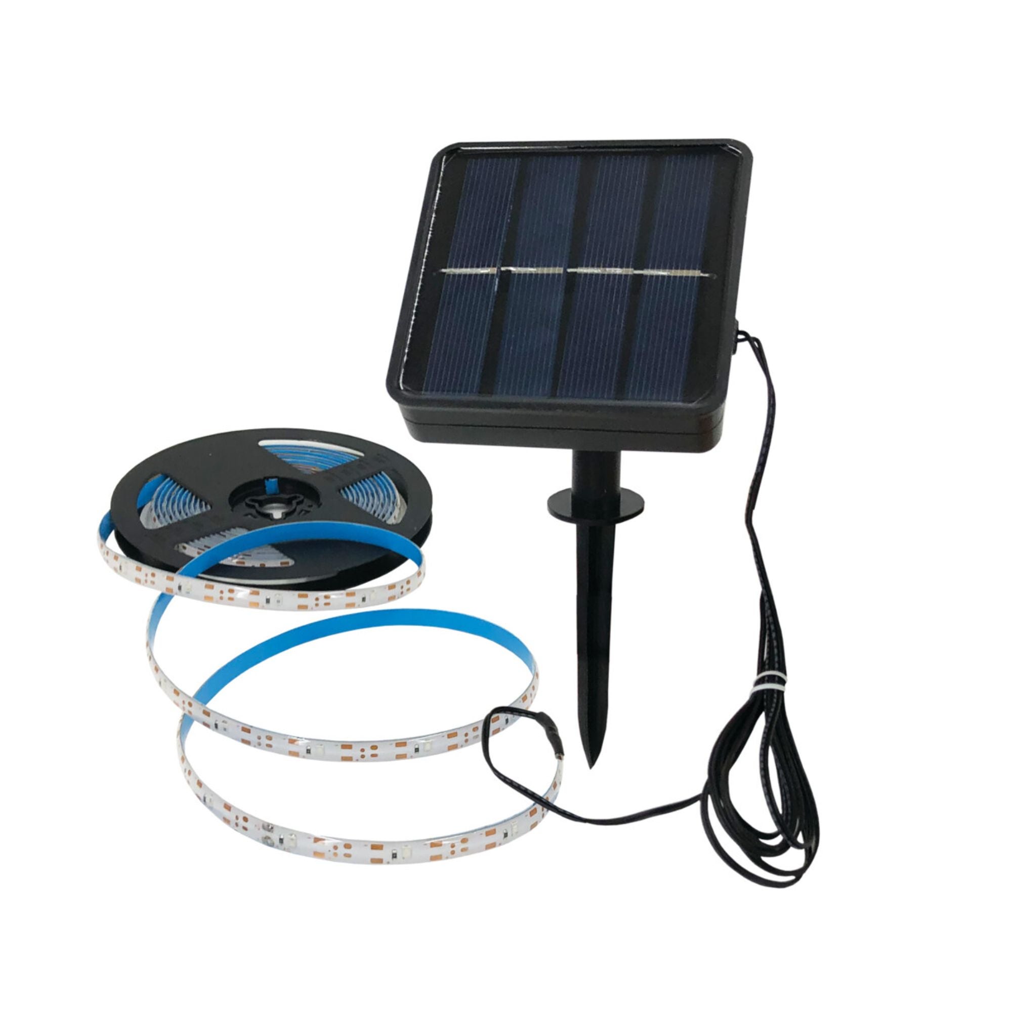 Banda LED solara Hual, 5 m, RGB, 1 W, IP44