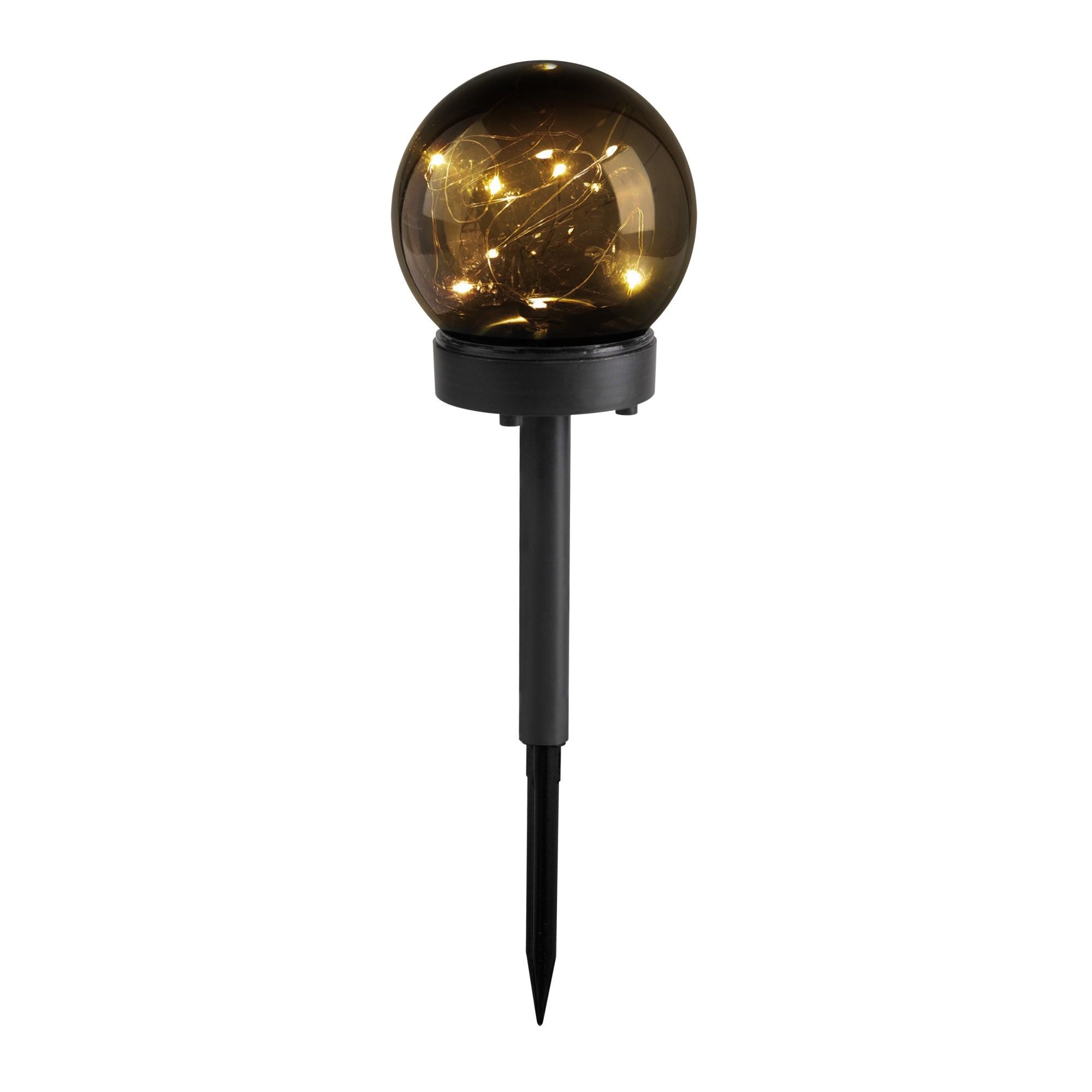 Lampa solara Sfera, H 24 cm, lumina calda, IP44