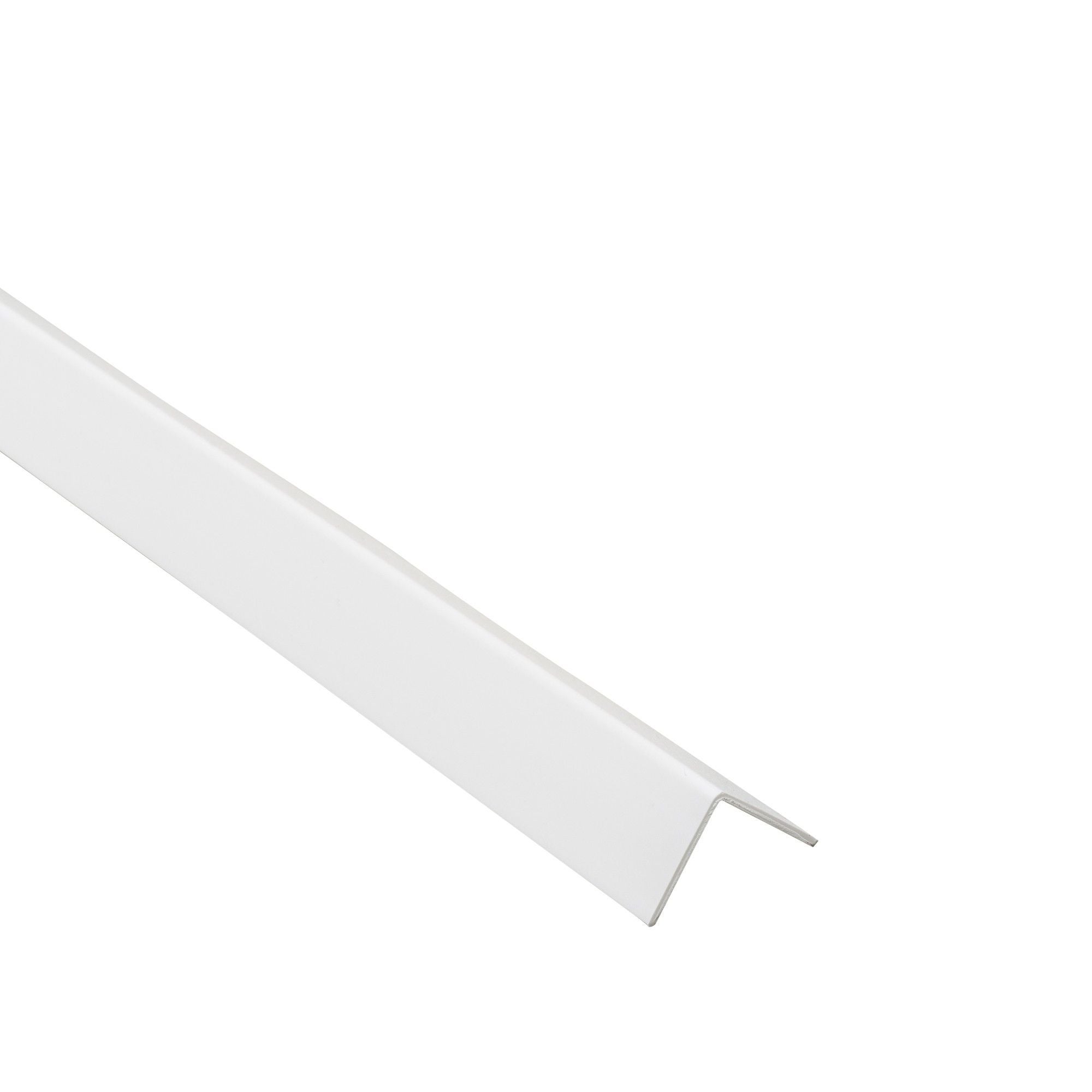 Cornier PVC, 25 X 20 X 1 mm, L = 1 m, alb mat