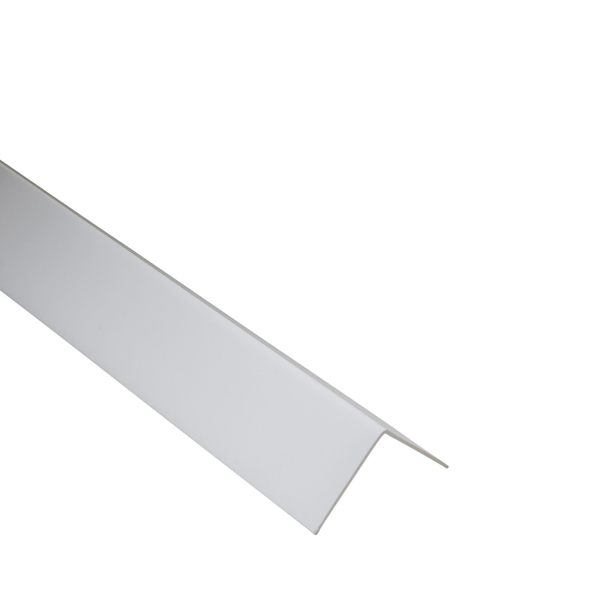 Cornier PVC, 30 X 30 X 1 mm, L = 2.6 m, alb mat