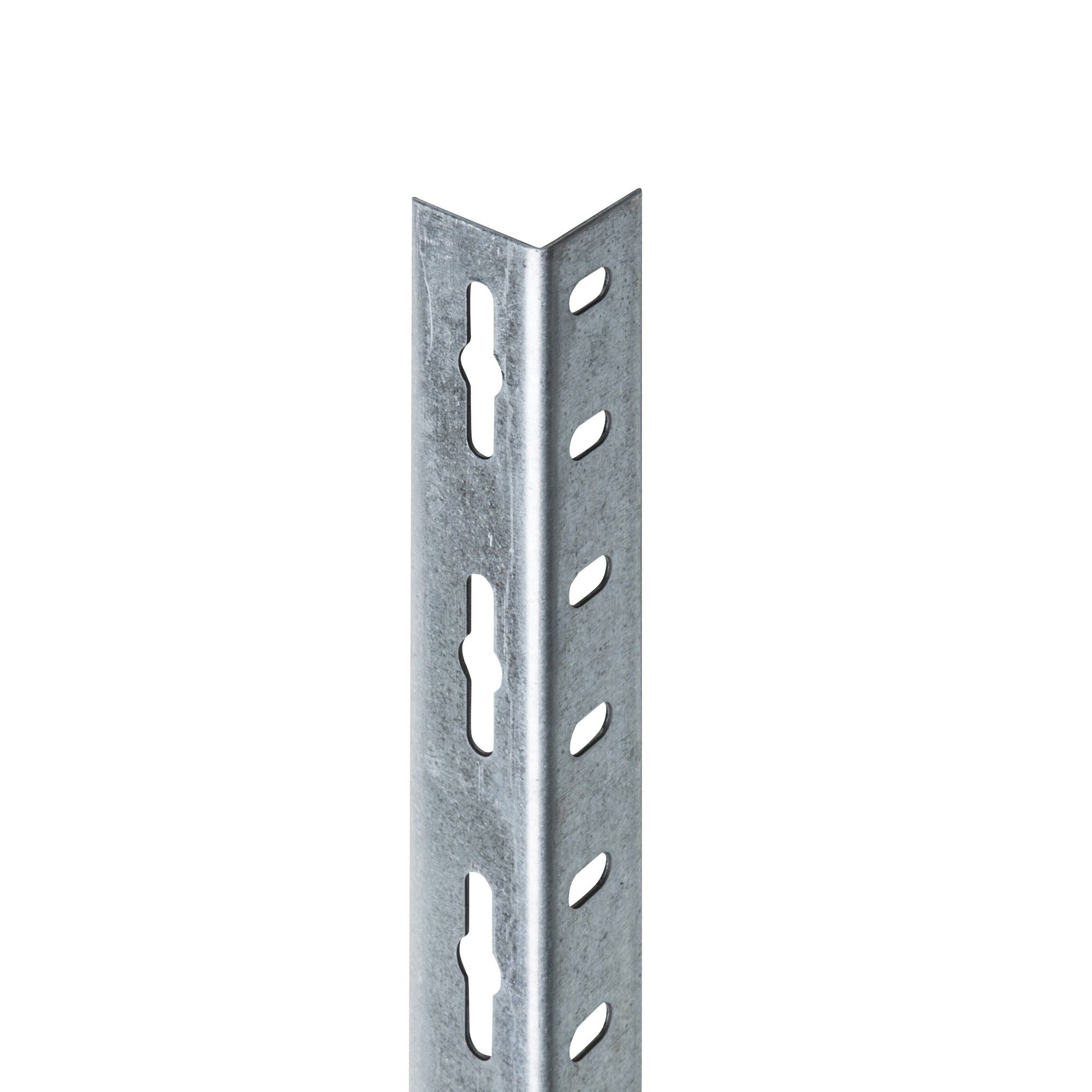 Cornier otel la rece galvanizat, perforat, 25 X 25 X 1.2 mm, L = 1 m