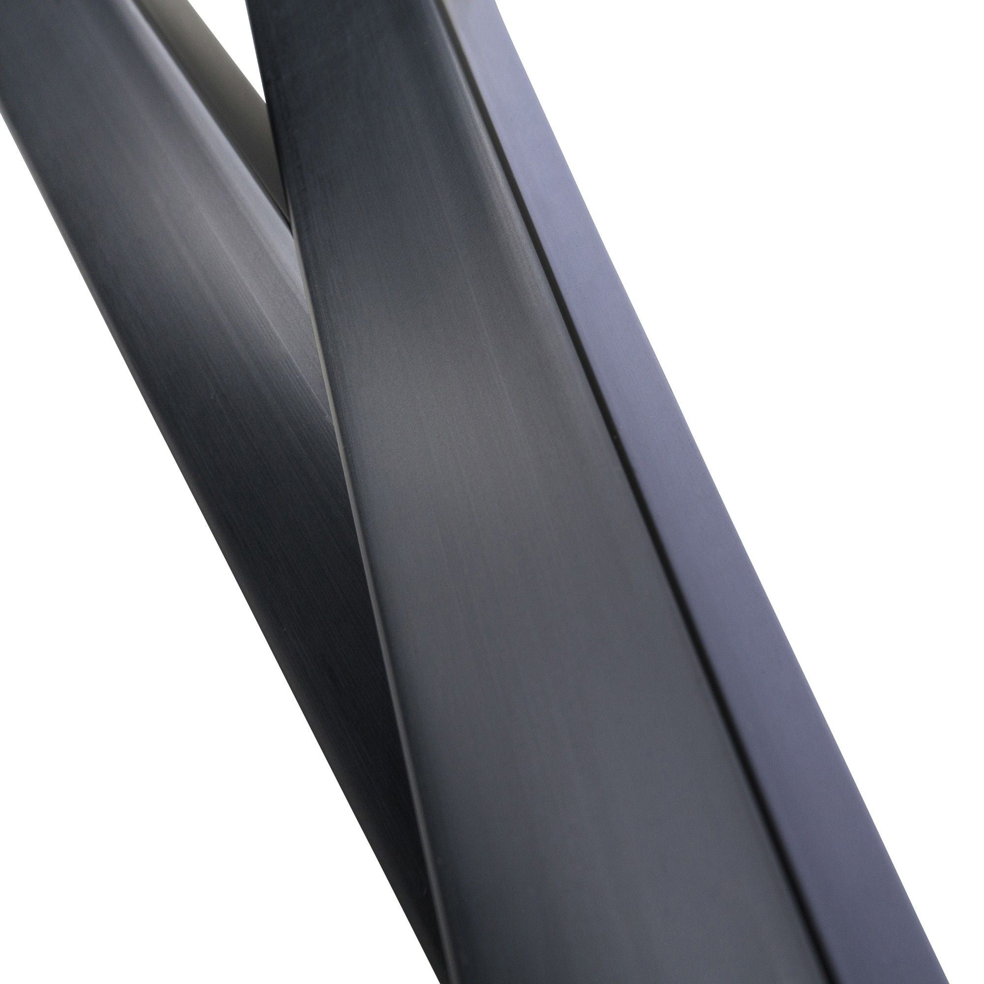 Cornier PVC, 30 X 30 X 1 mm, L = 1 m, negru mat