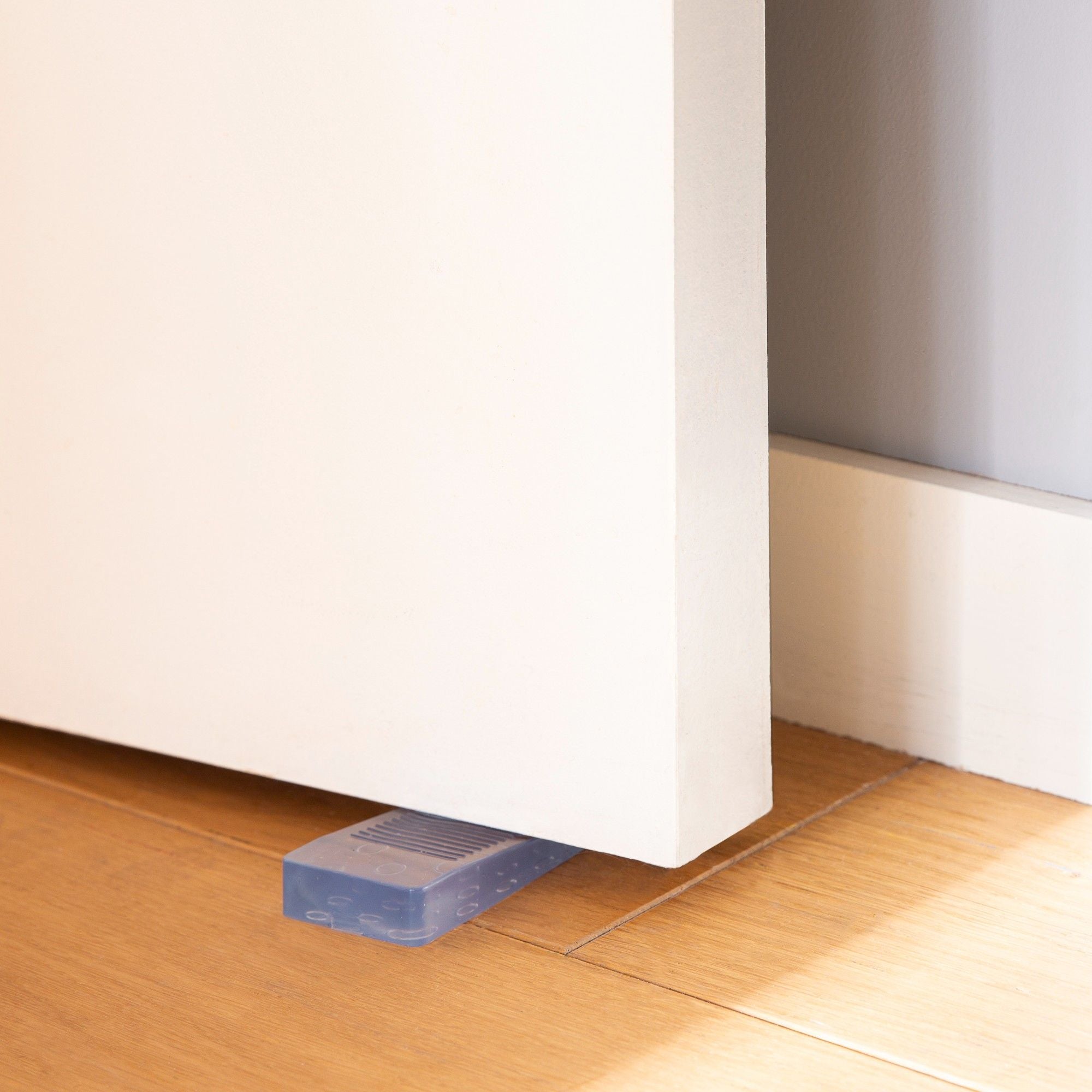 Opritor usa, pentru podea, plastic, 38 x 96 mm, transparent
