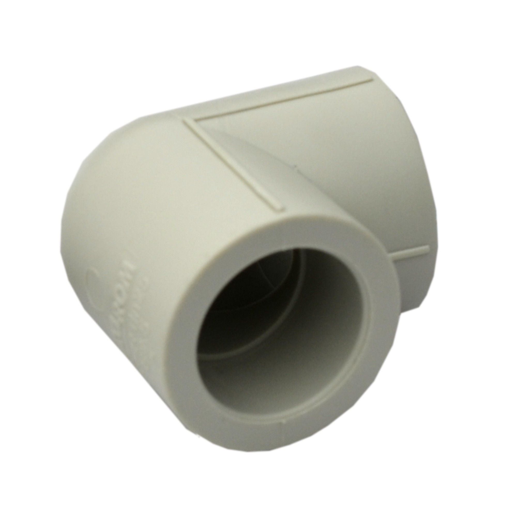 Cot teava PPR, 90 grade, Ø 20 mm, PN20, gri