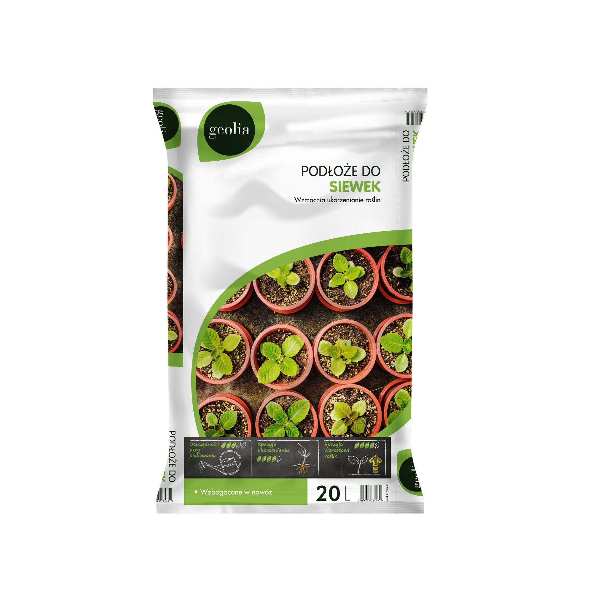 Substrat pentru insamantare, Geolia, 20 L
