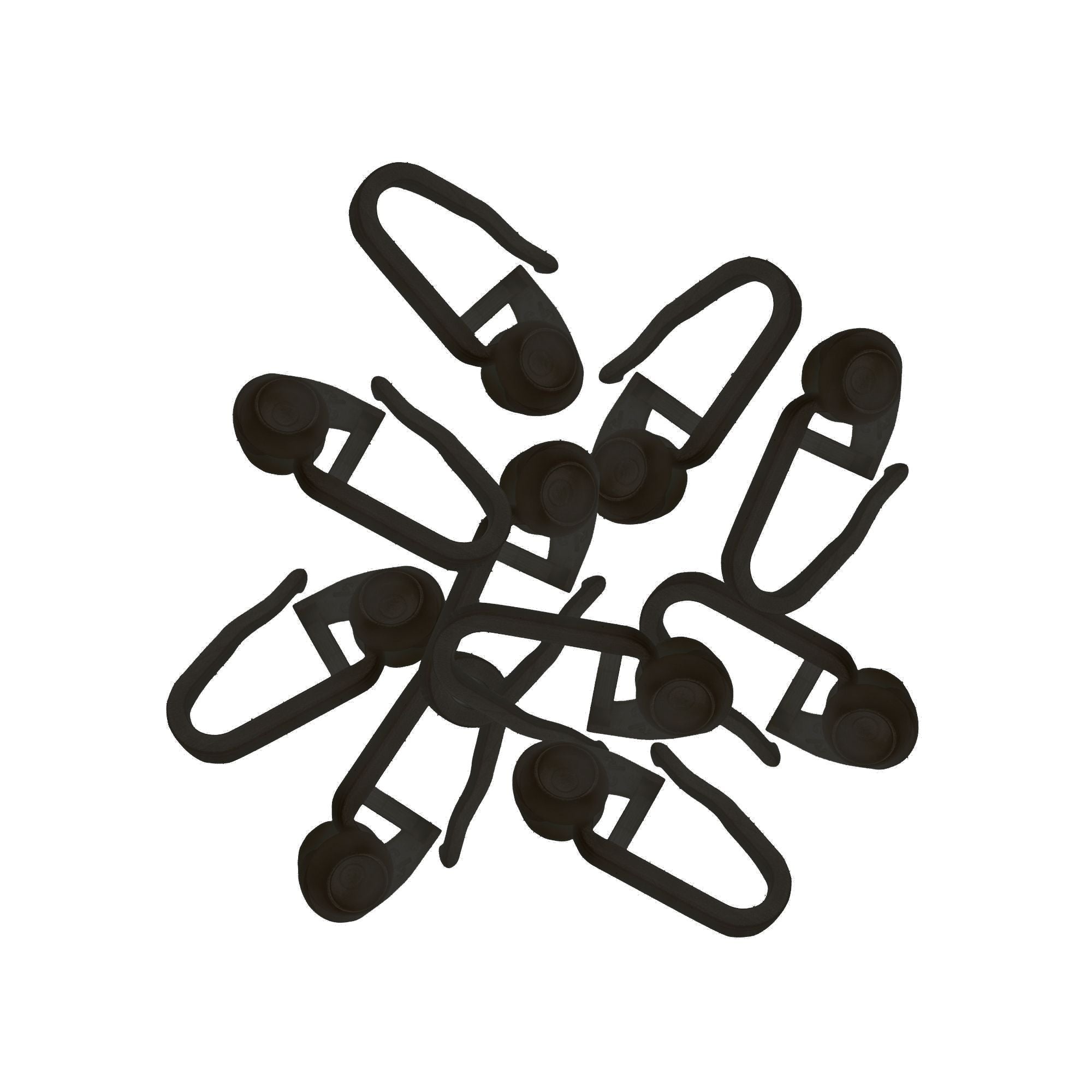 Set 50 calareti plastic Maria, negri