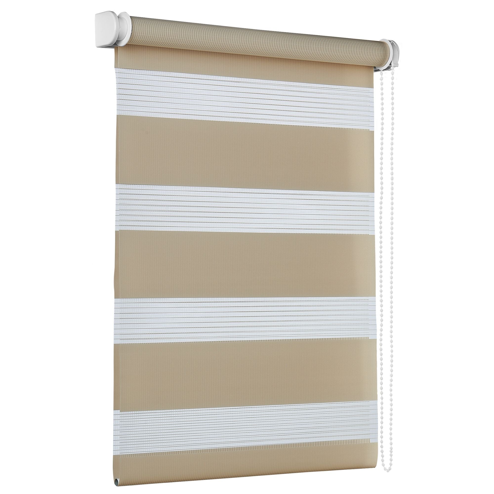 Roleta textila de zi/noapte, Inspire Artemis, 65/61 x 160 cm, bej