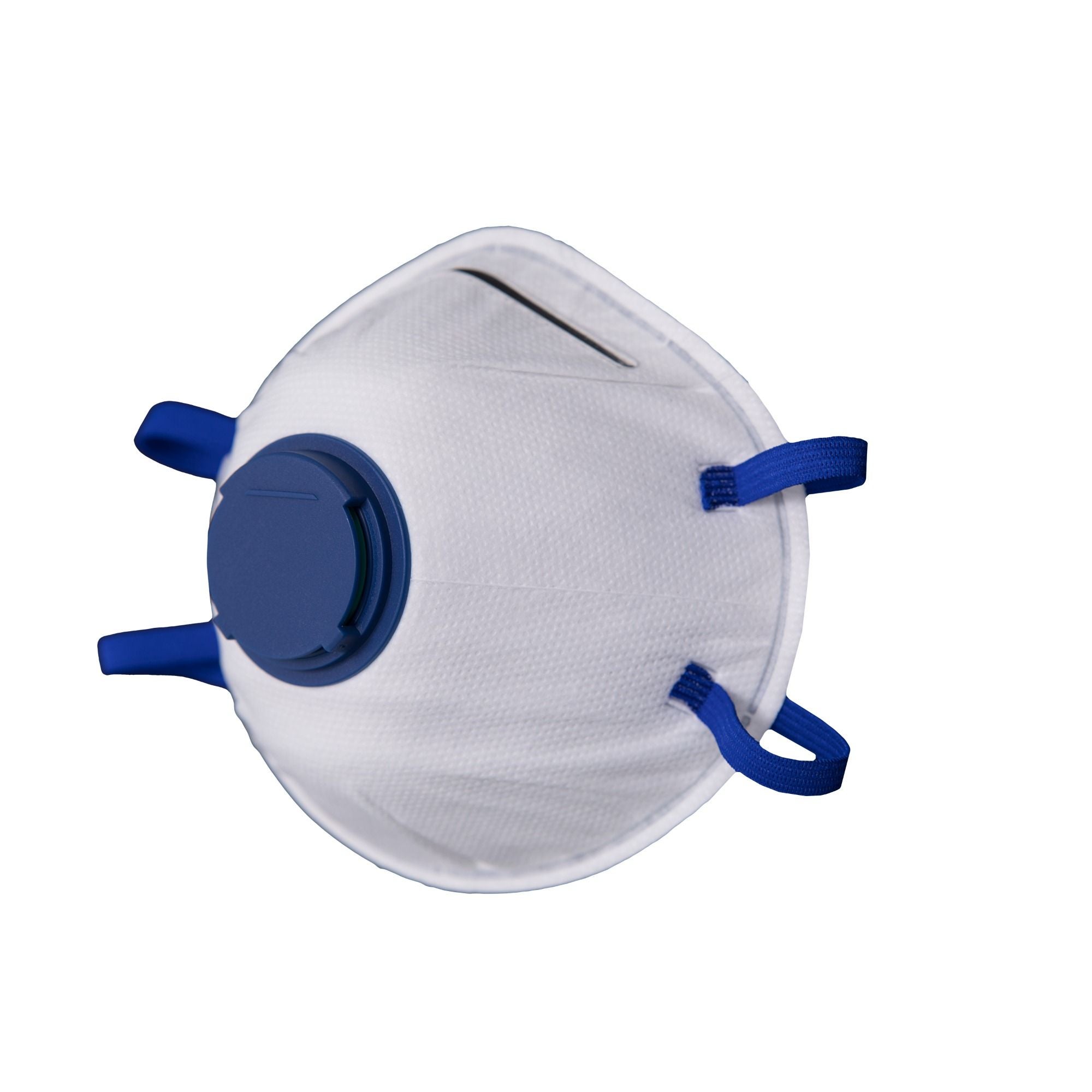 Masca de protectie respiratorie tip cupa cu supapa, Dexter, FFP2 (set 10 buc)