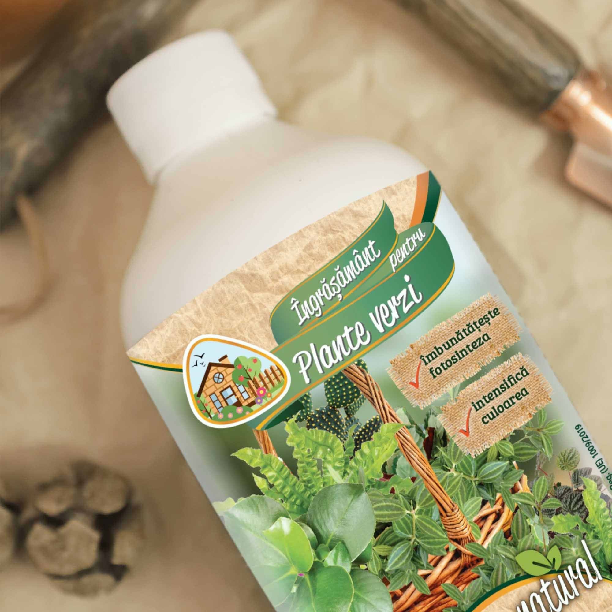 Ingrasamant natural pentru plante verzi, lichid, 500 ml