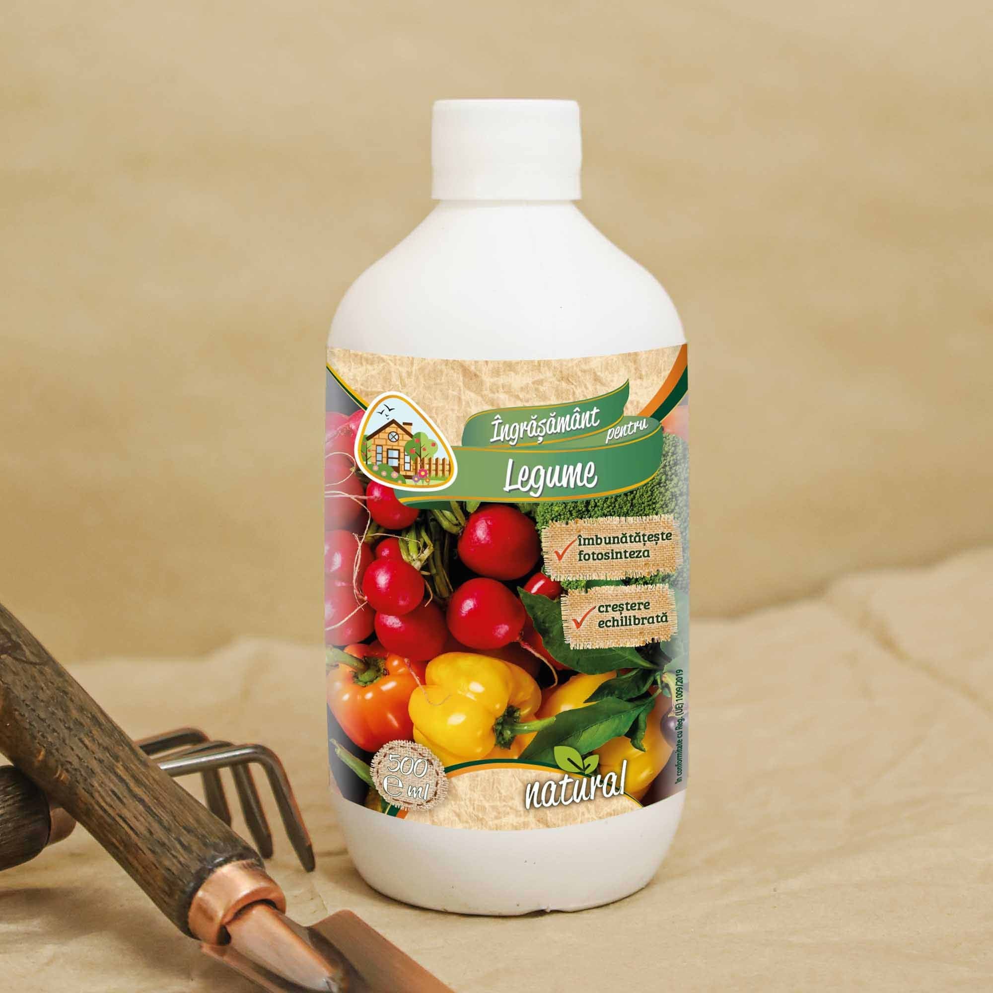 Ingrasamant natural pentru legume, lichid, 500 ml