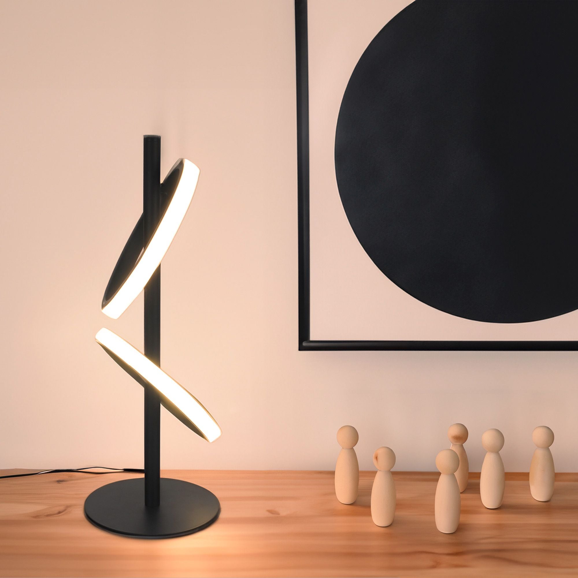 Veioza LED Kapeo, 11 W, H 39 cm, CCT, dimabil