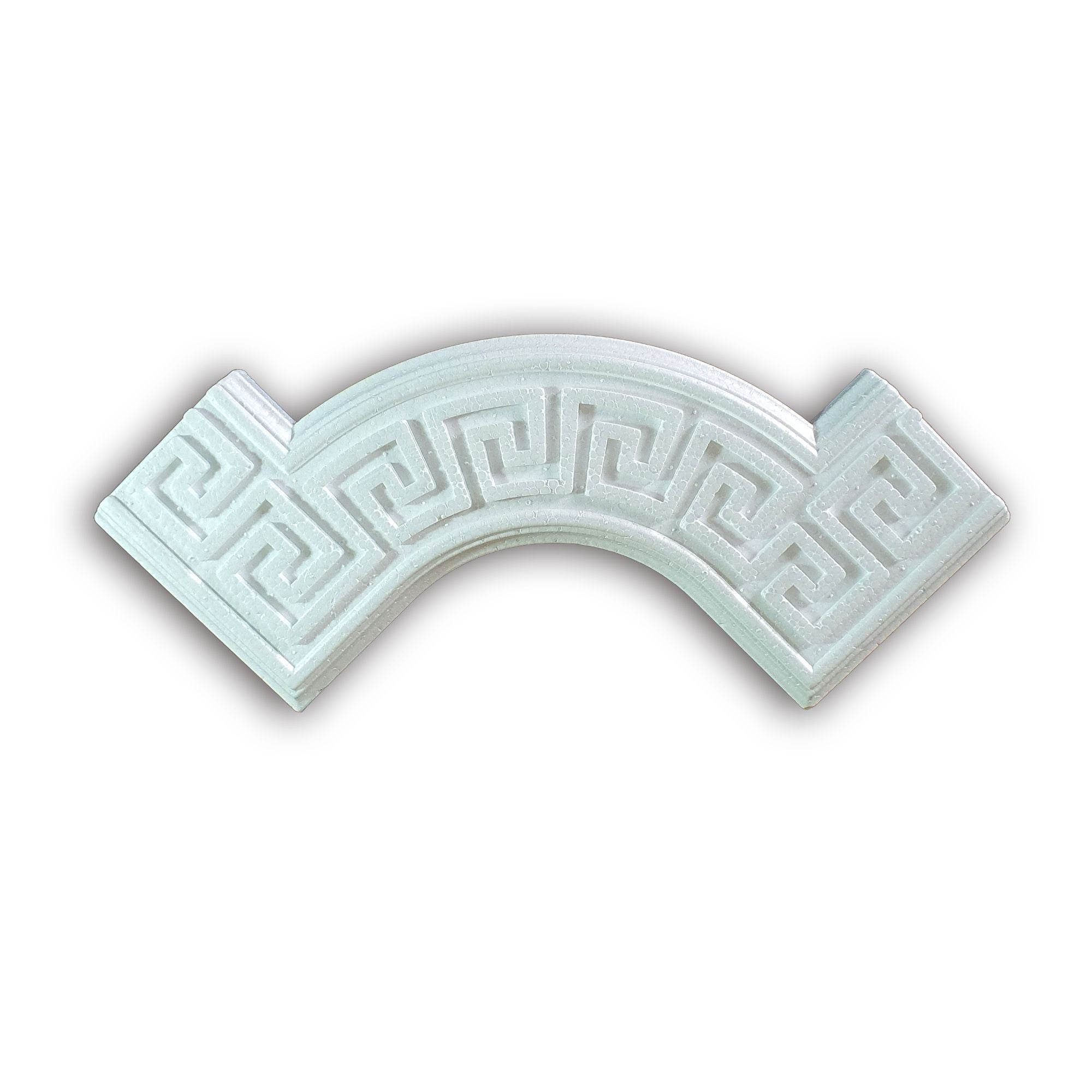 Set 2 coltare duropolimer, U70/3, 20 cm, alb