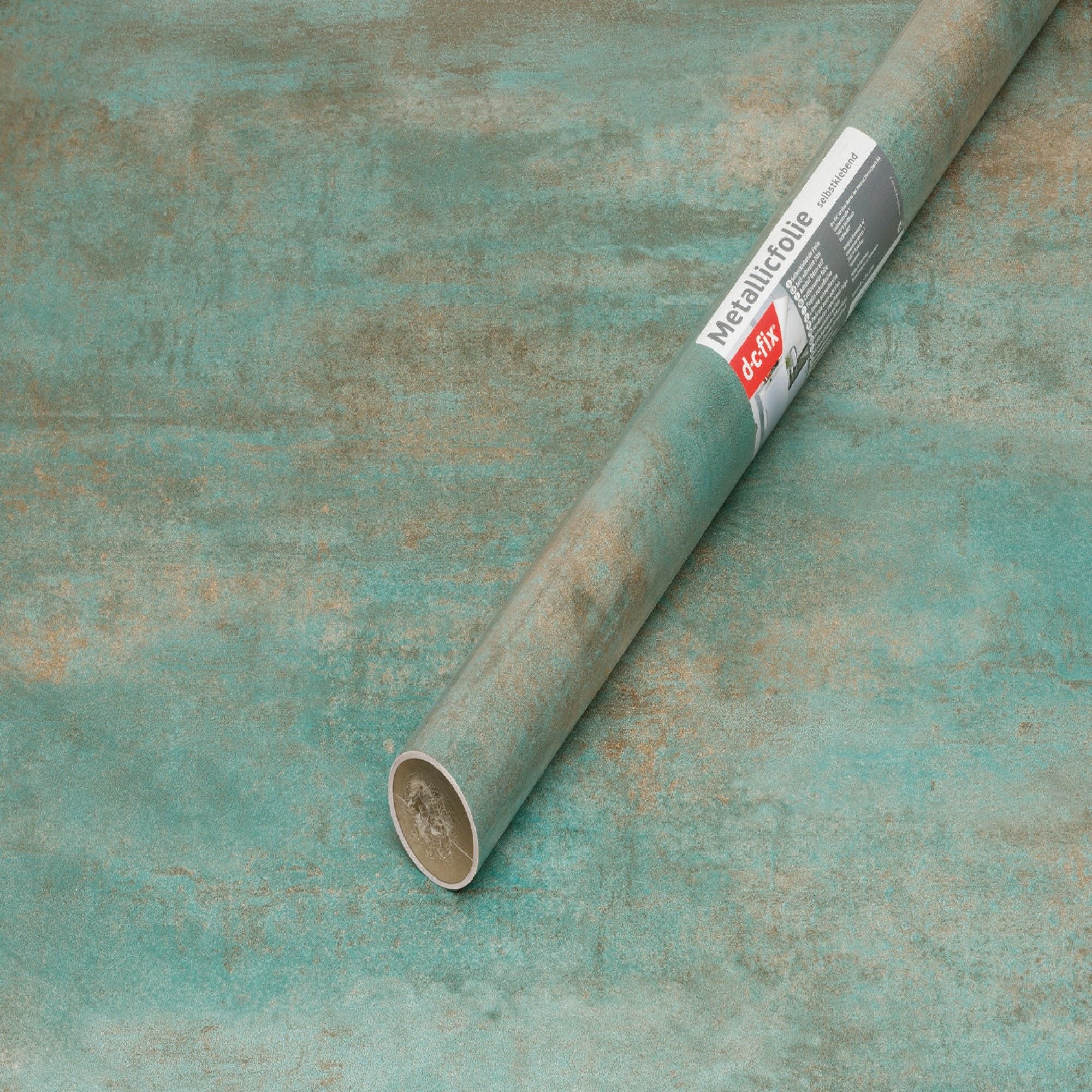 Autocolant mobila 0.675 x 1.5 m, aspect otel oxidat