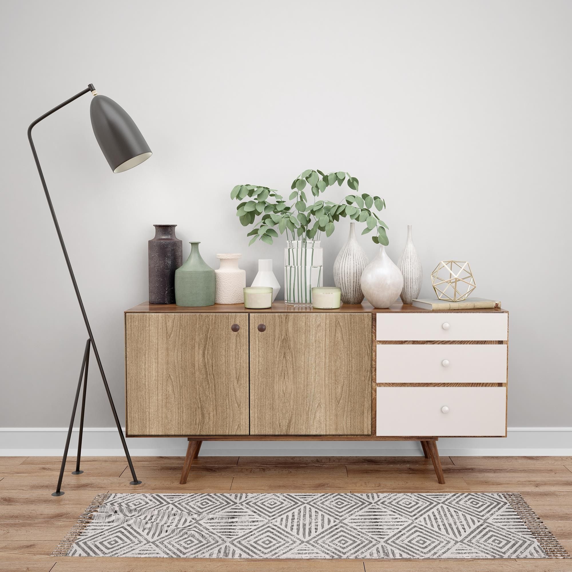 Autocolant mobila, 0.90 x 1.5 m, aspect stejar