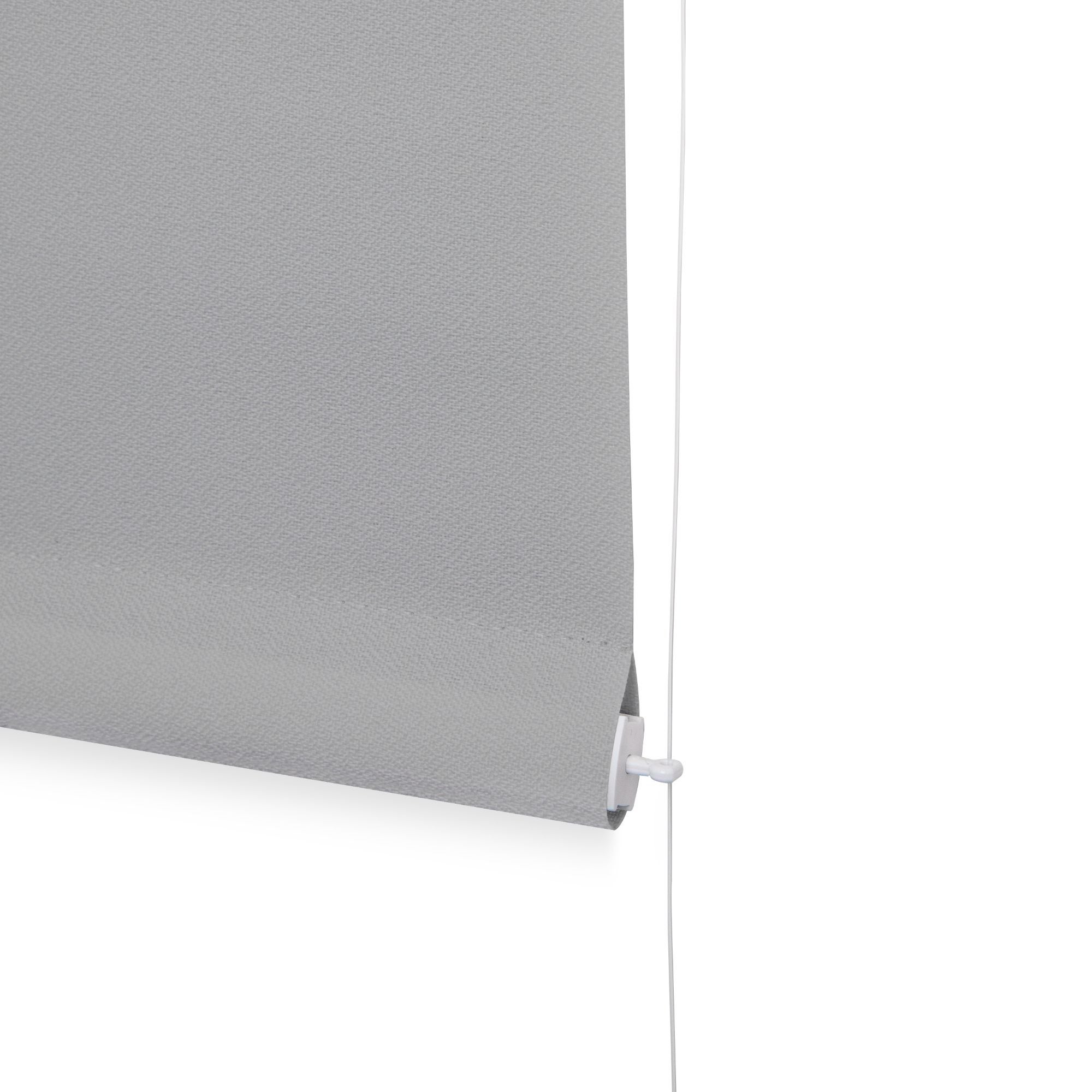 Roleta textila translucida, Inspire Shiva, 71 x 160 cm, gri