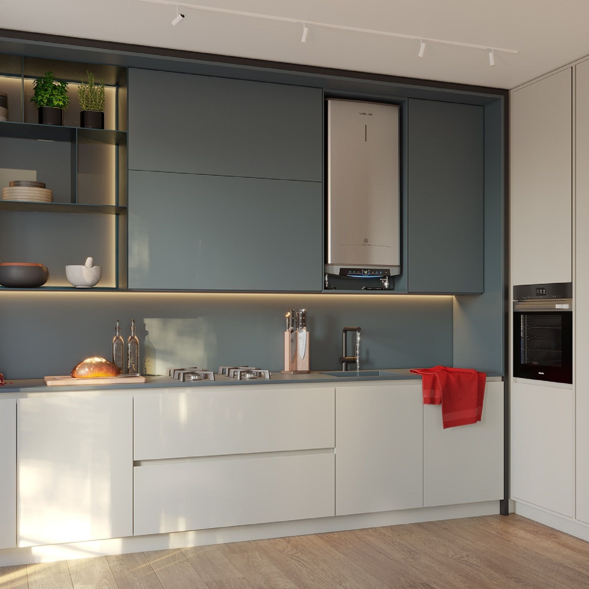 Boiler electric Ariston Velis Tech WiFi, 80 L, 1500 W