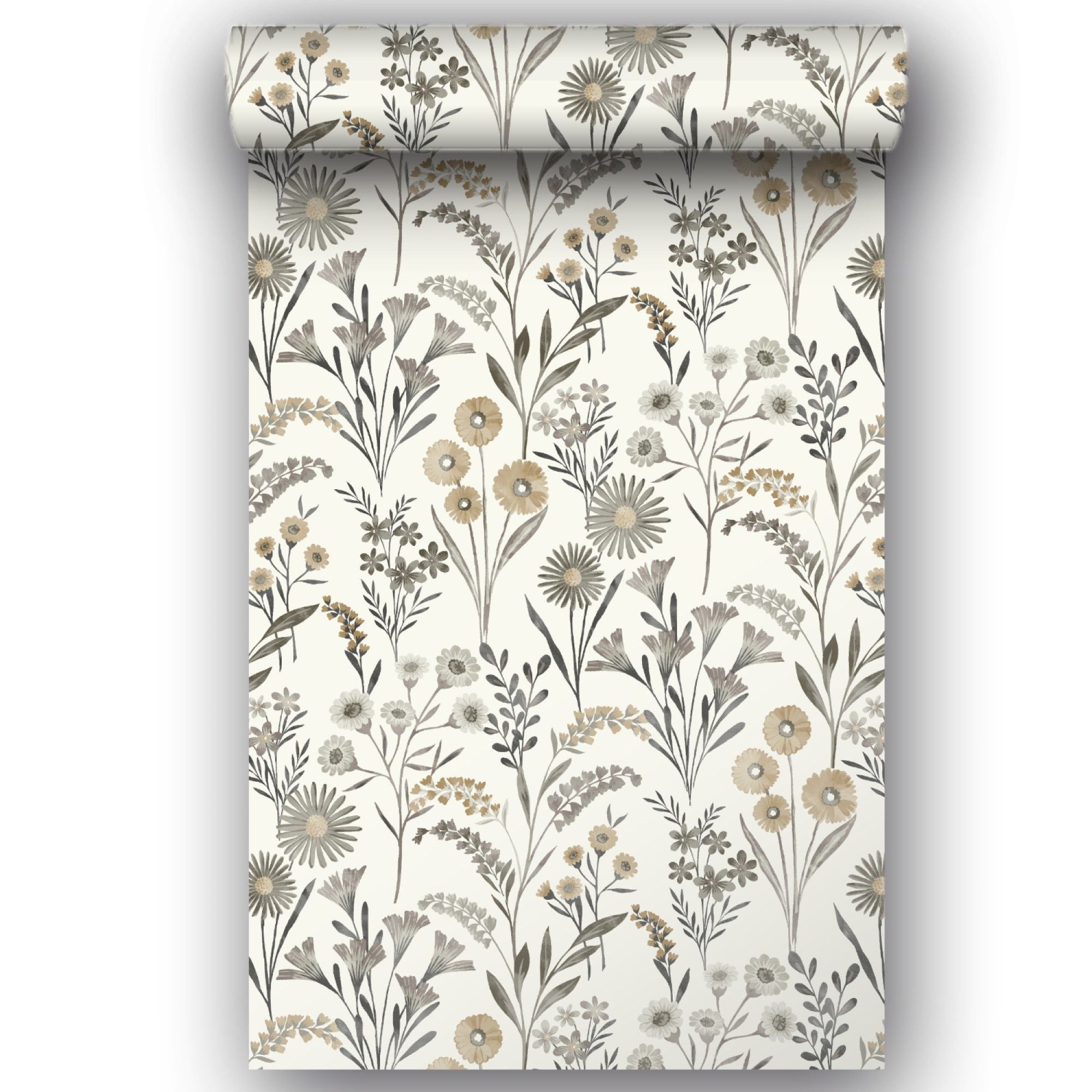 Tapet vinil Inspire Meadow, model floral, rola 0.53 x 10 m