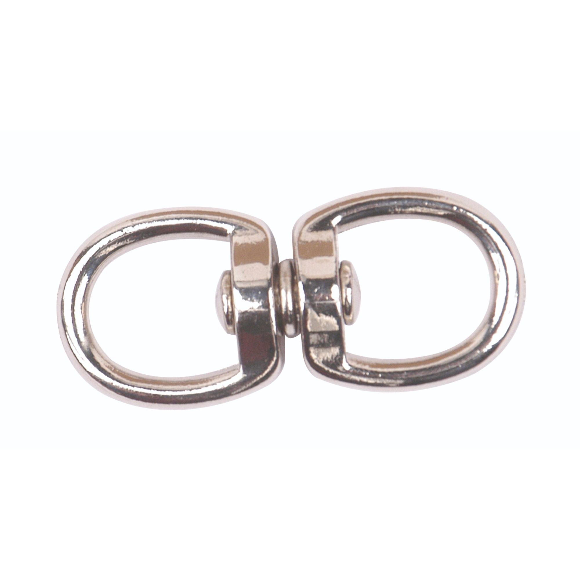 Inel dublu Standers, zamac nichelat, 5 x 20.5 mm