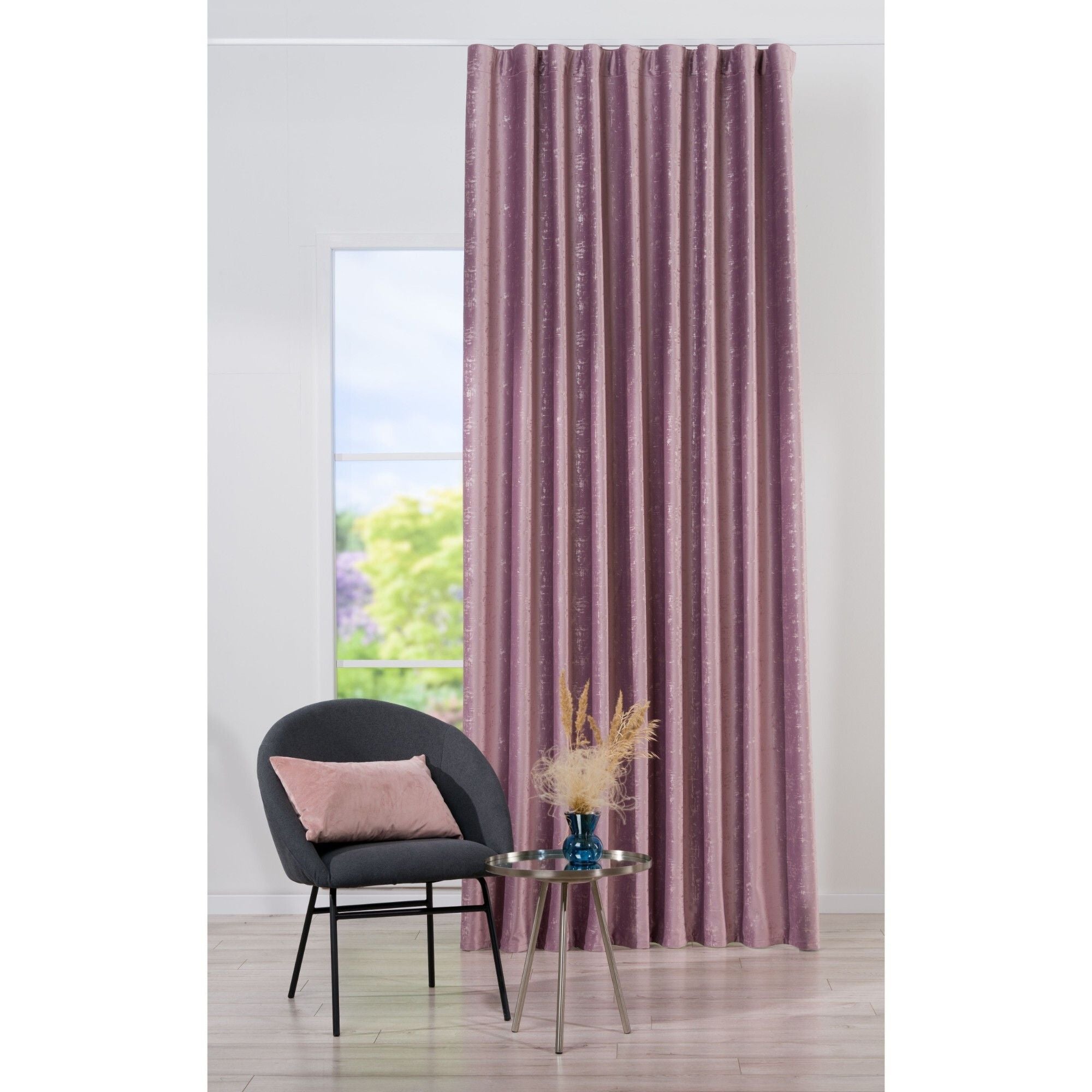Draperie 210 x 260 cm, Scento, cu rejansa multifunctionala, roz