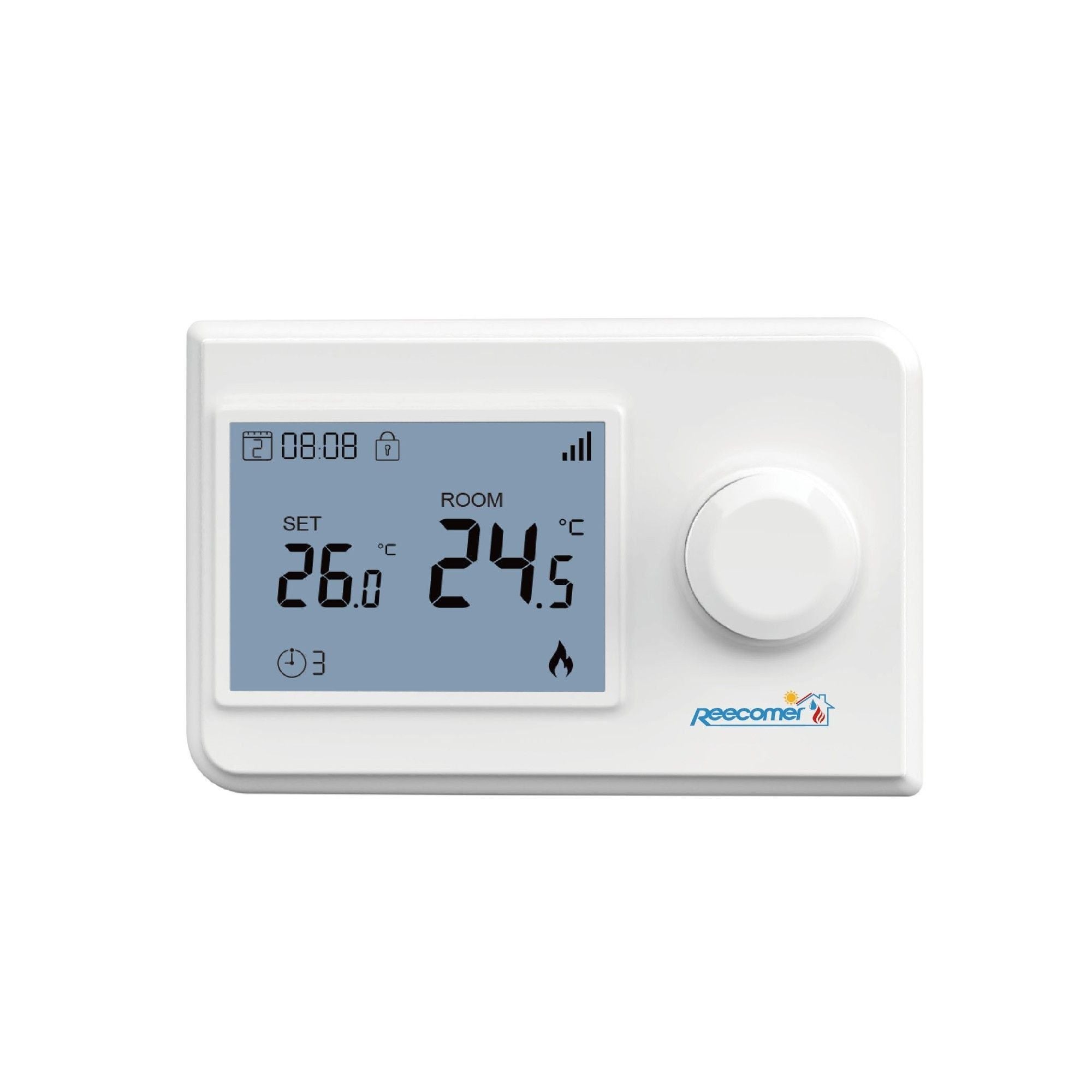 Termostat digital smart, wireless, Reecomer, programabil, Wi-Fi