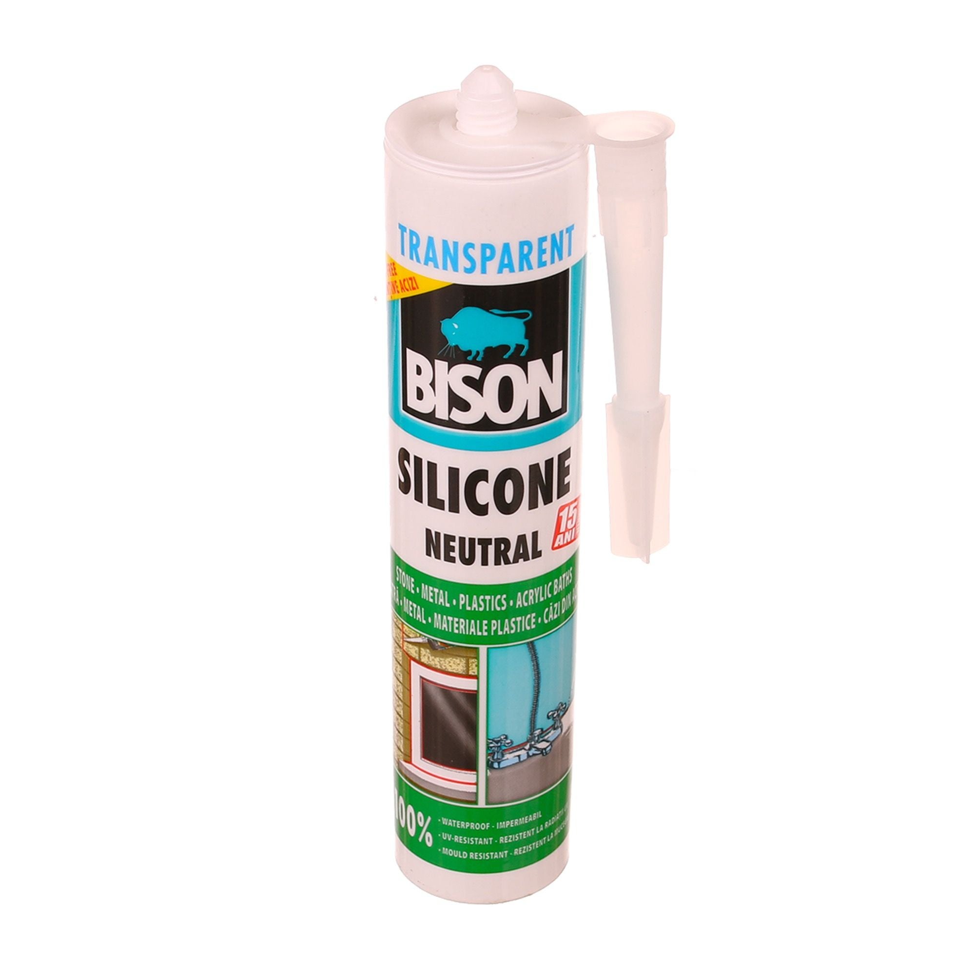 Silicon neutral Bison transparent 280ML