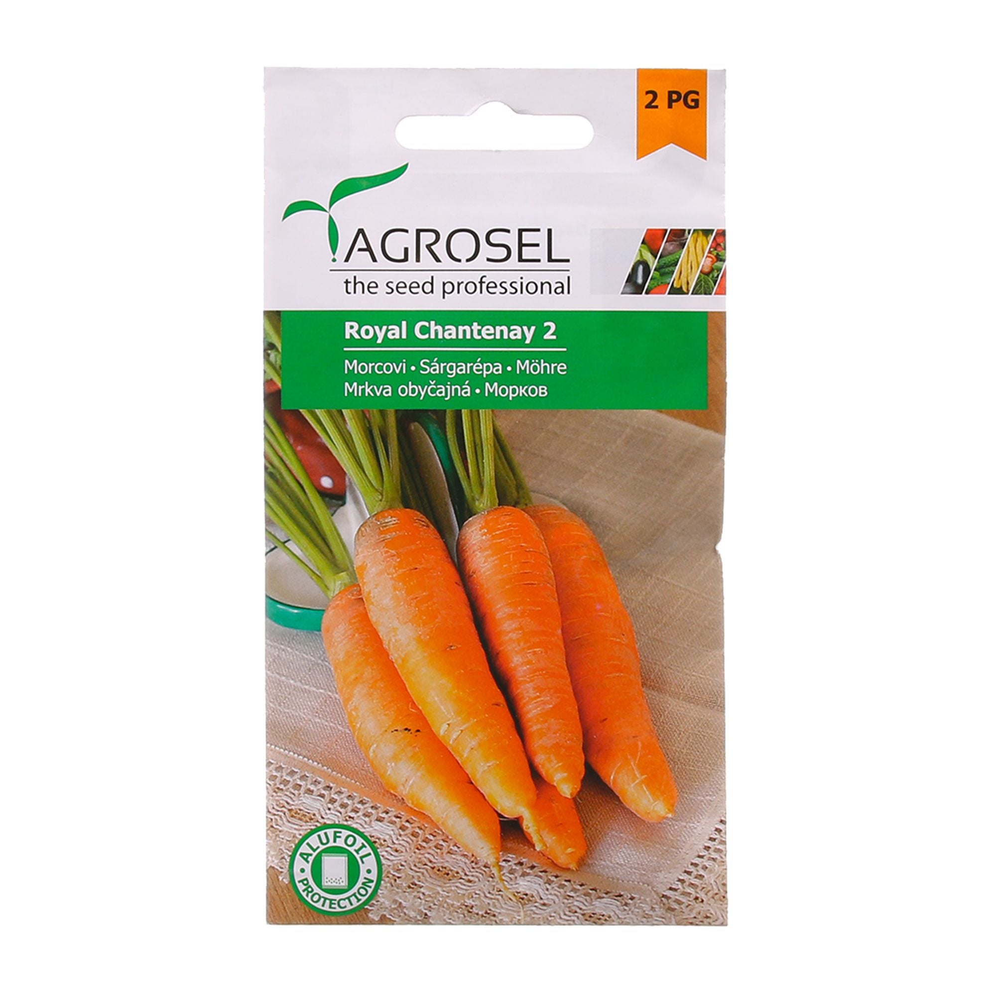 Seminte legume, morcov Royal Chantenay, Agrosel
