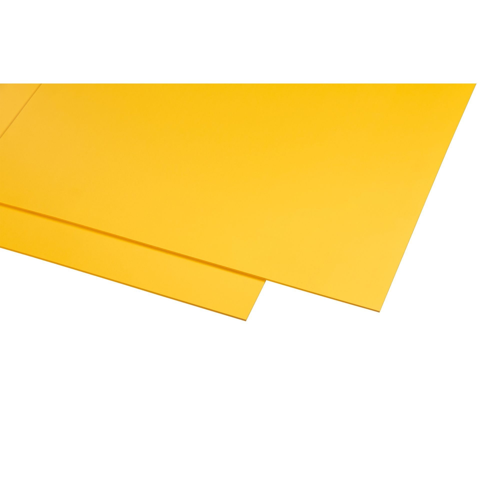 Placa PVC Hobby, 50 x 150 cm, grosime 3 mm, galbena