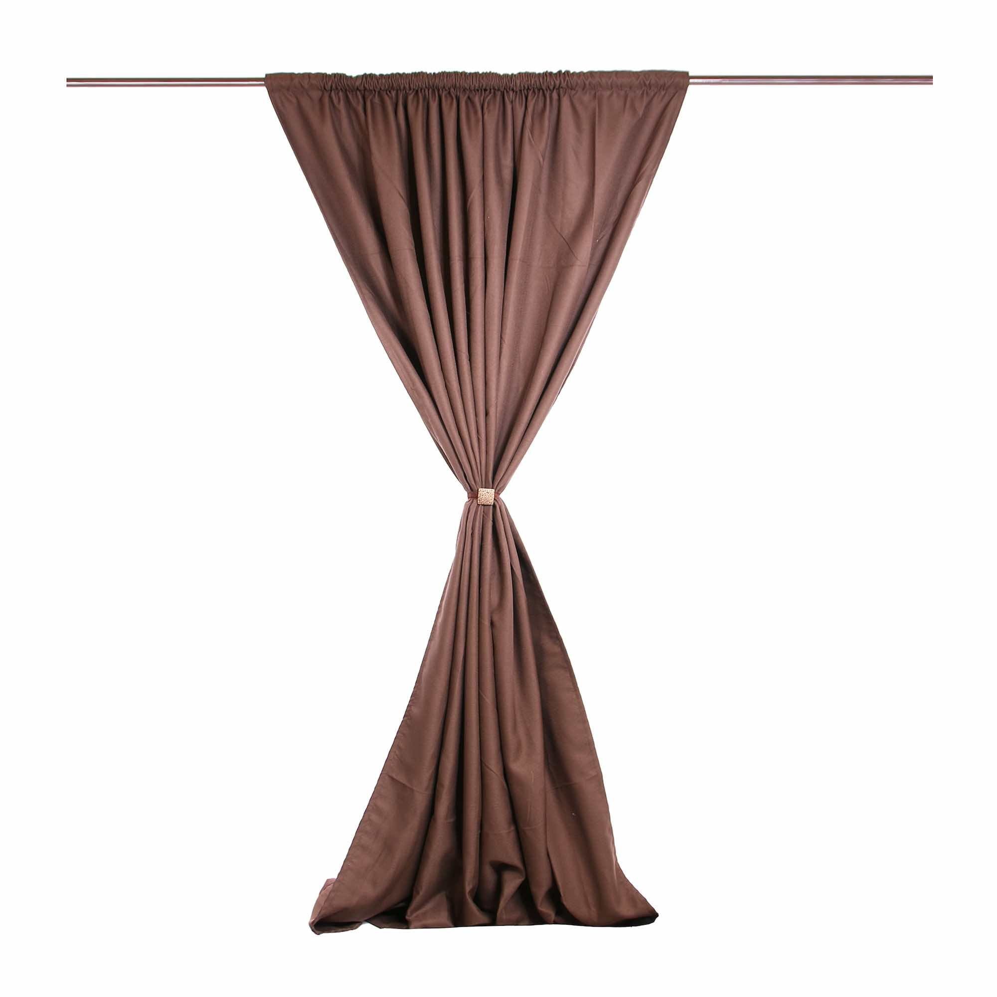 Draperie maro 210 x 250 cm "Rustik"