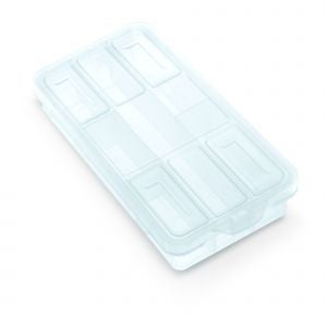 Set 24 tavite plastic + suport perete